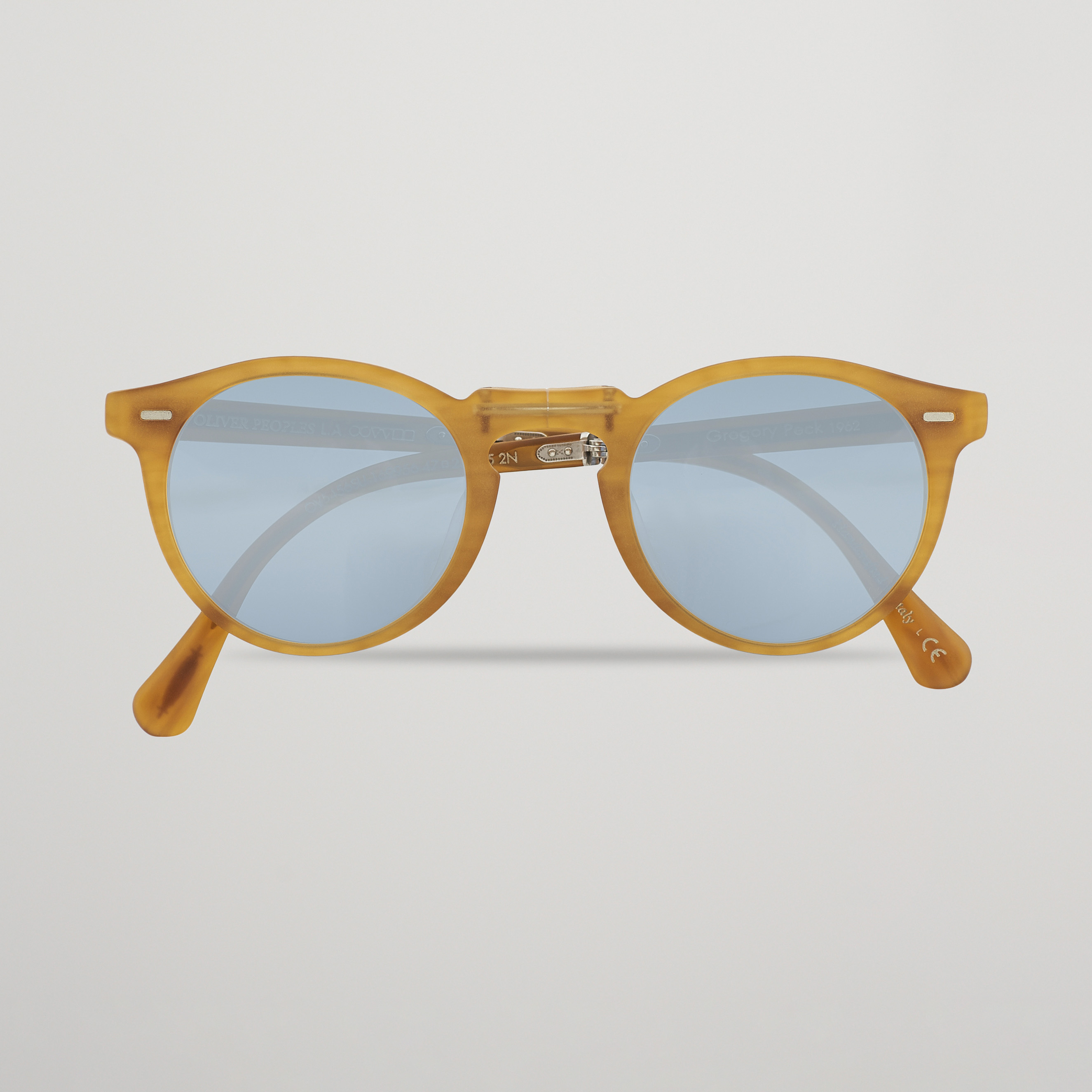 Oliver Peoples Gregory Peck 1962 Folding Sunglasses Matte Amber | Herr - Ca