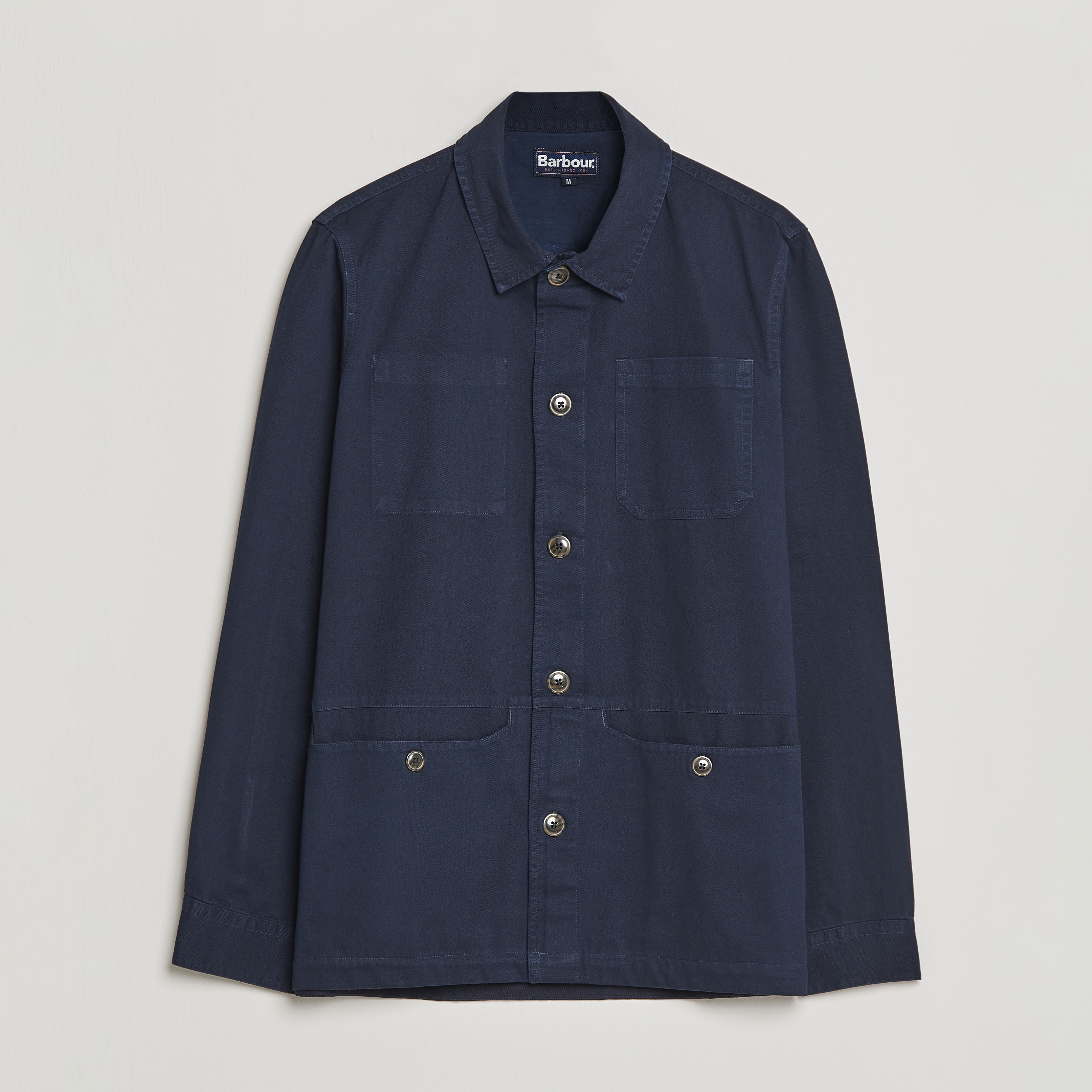 Barbour Lifestyle Dene Overshirt Navy | Herr - Care of Carl