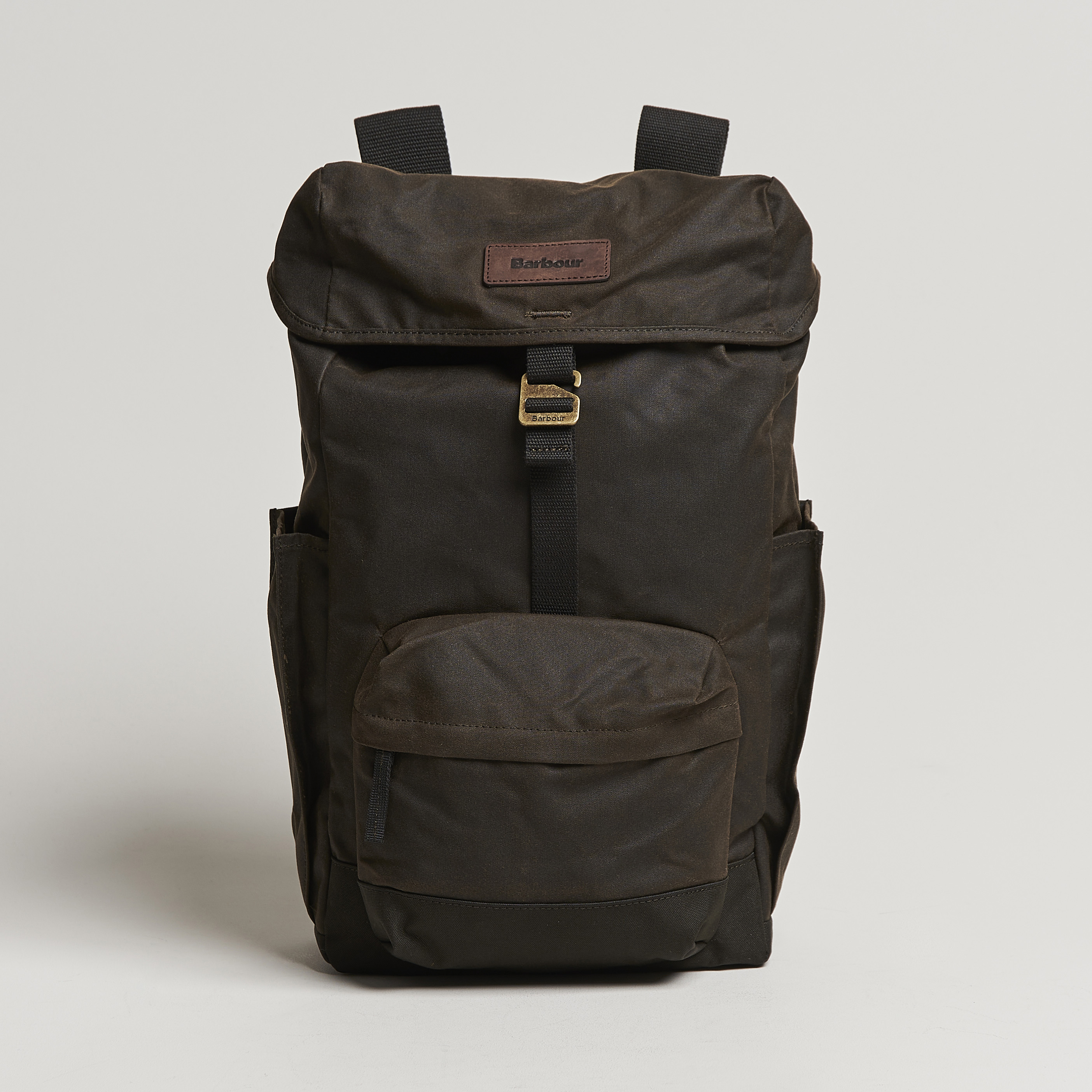 Barbour Lifestyle Essential Waxed Backpack Olive | Herr - Care of Carl