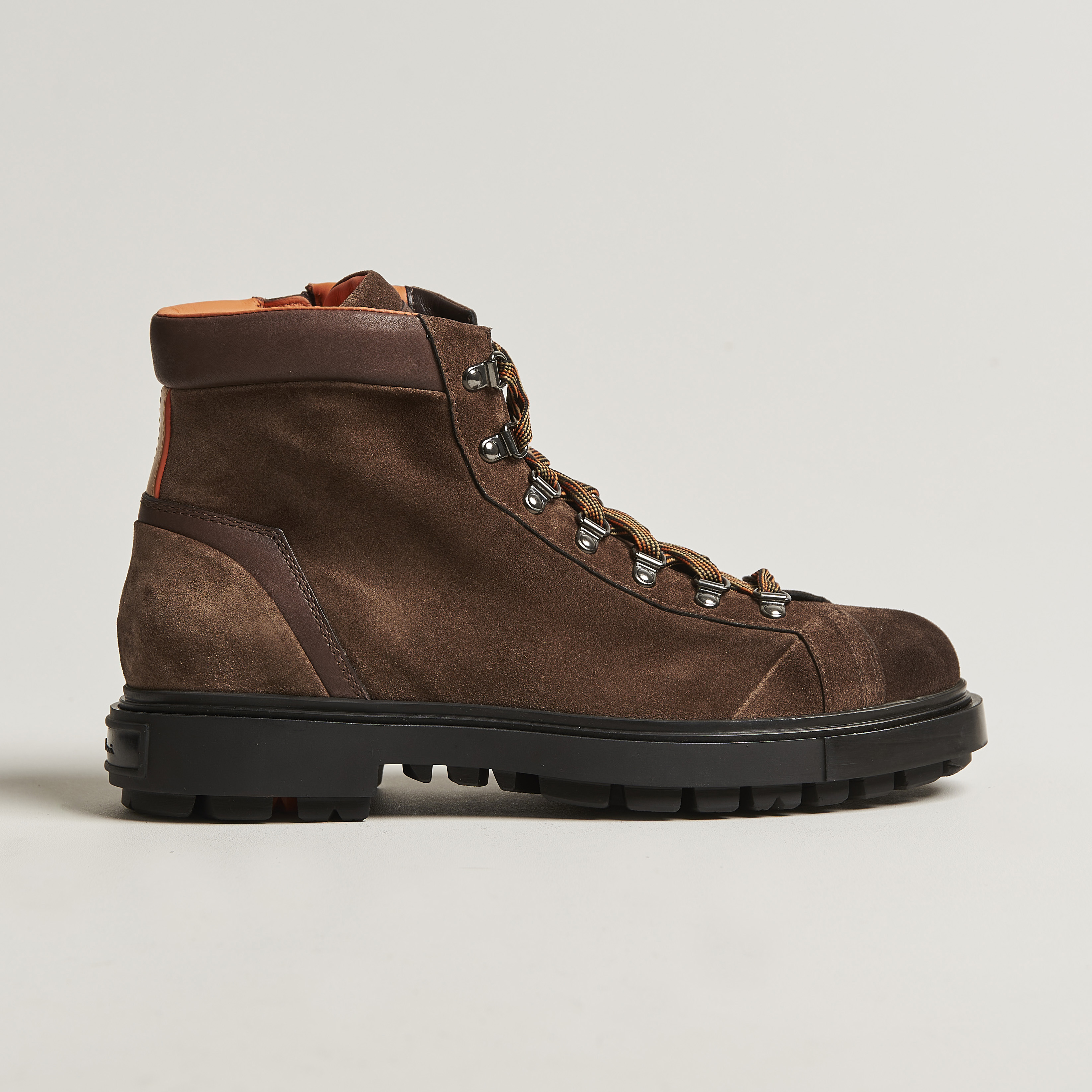 Santoni Winter Boot Dark Brown Suede | Herr - Care of Carl