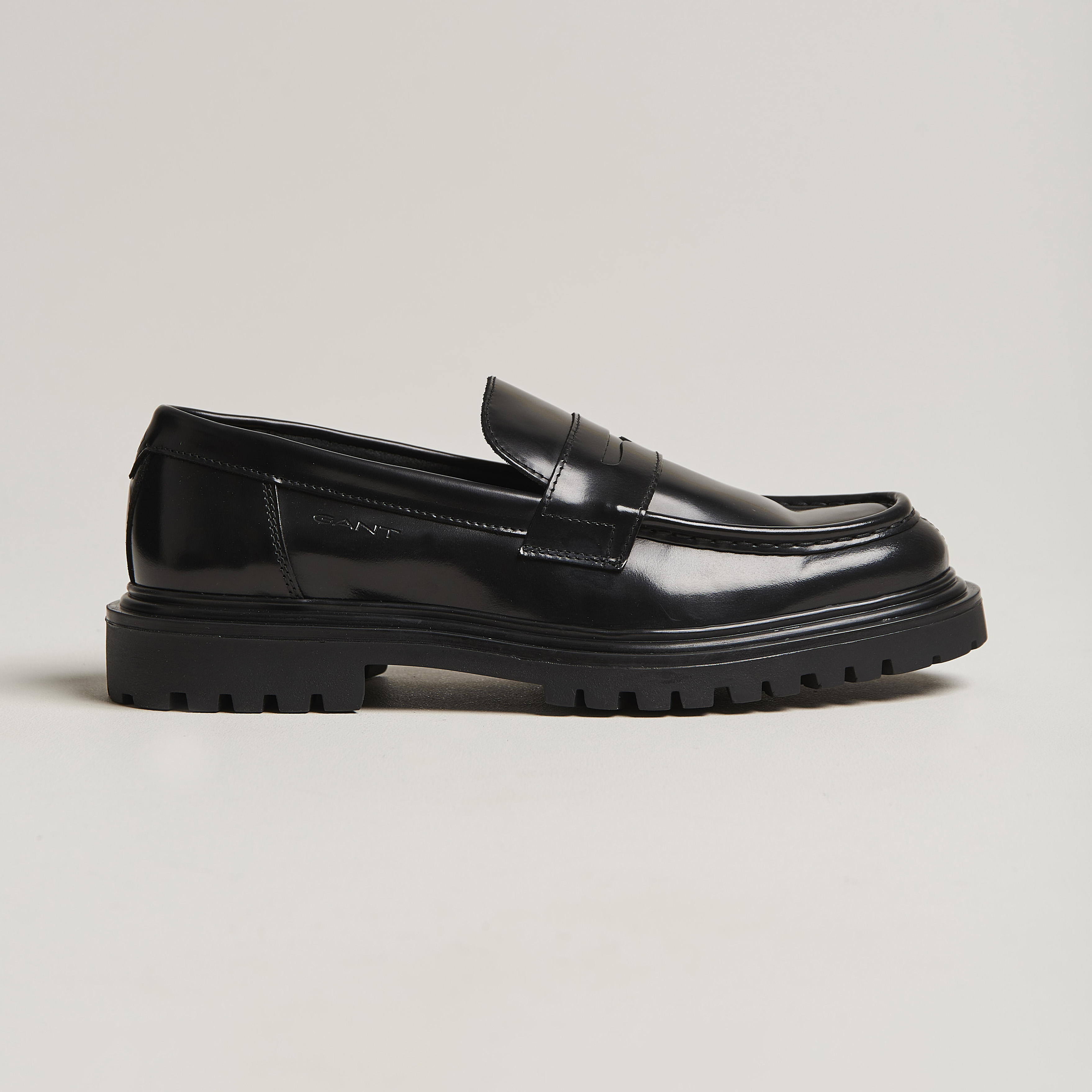 GANT Jackmote Leather Loafer Black | Herr - Care of Carl