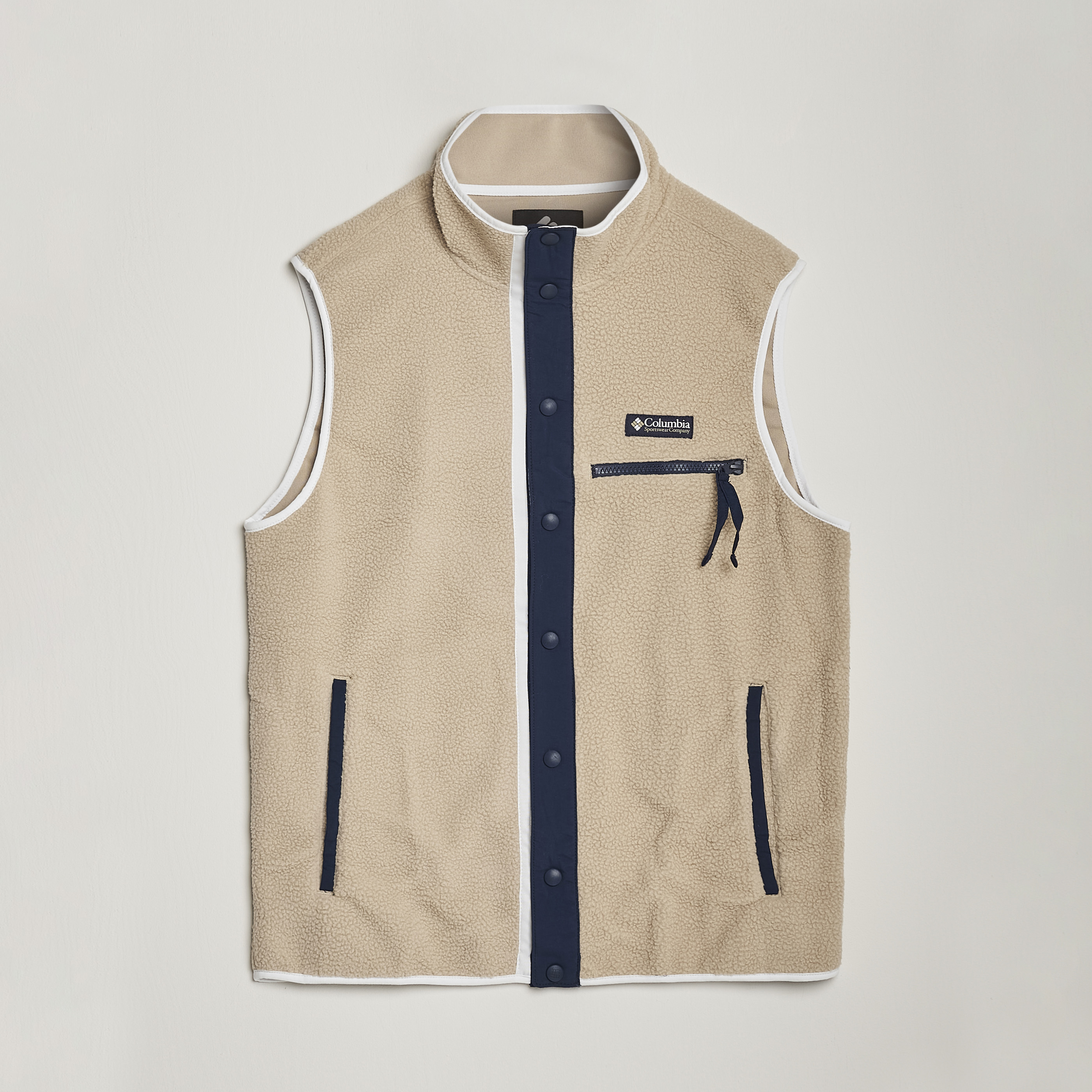 Columbia Helvetia Fleece Vest Ancient Fossil | Herr - Care of Carl