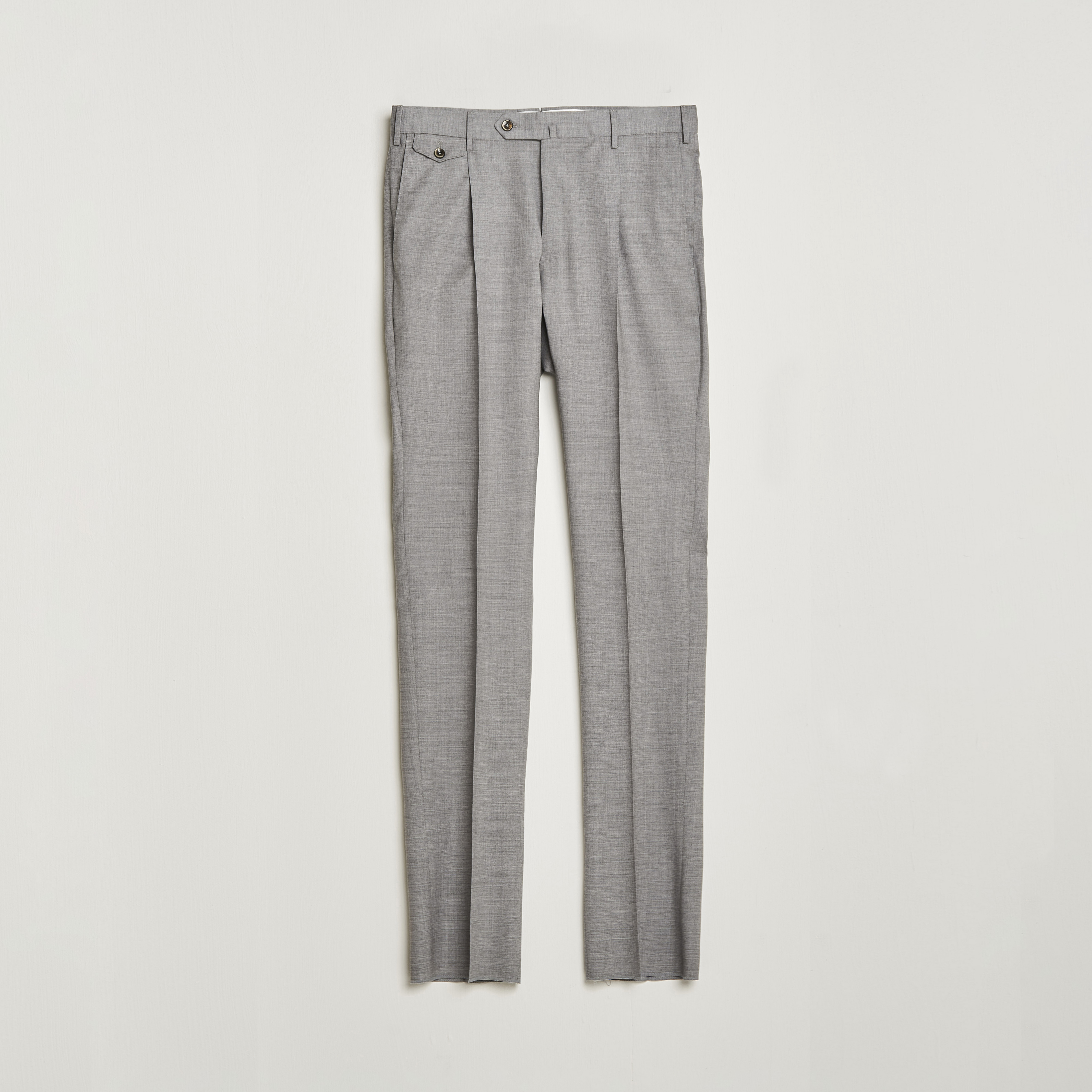 PT01 Gentleman Fit Wool Trousers Light Grey | Herr - Care of Carl