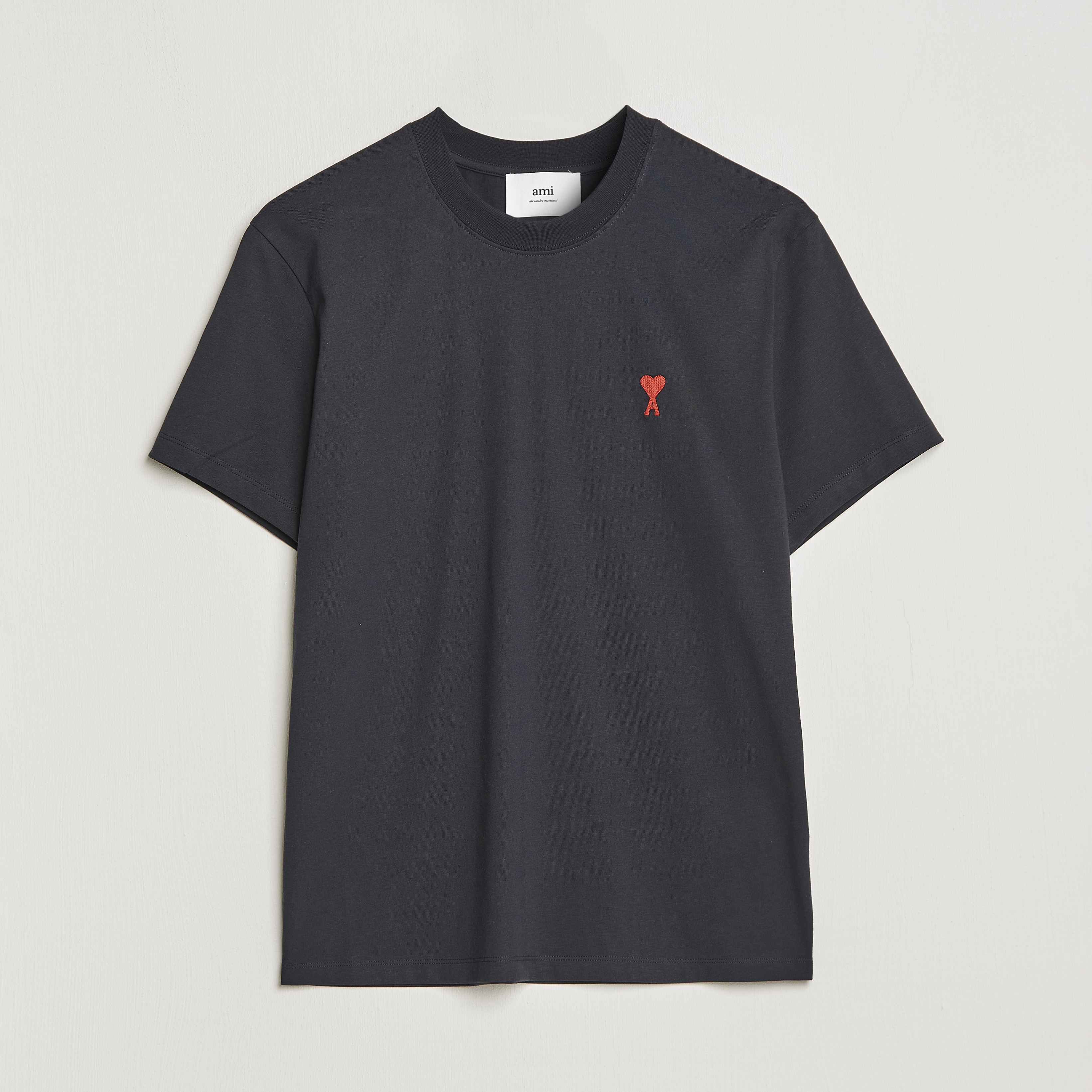 AMI Heart Logo T-Shirt Black | Herr - Care of Carl