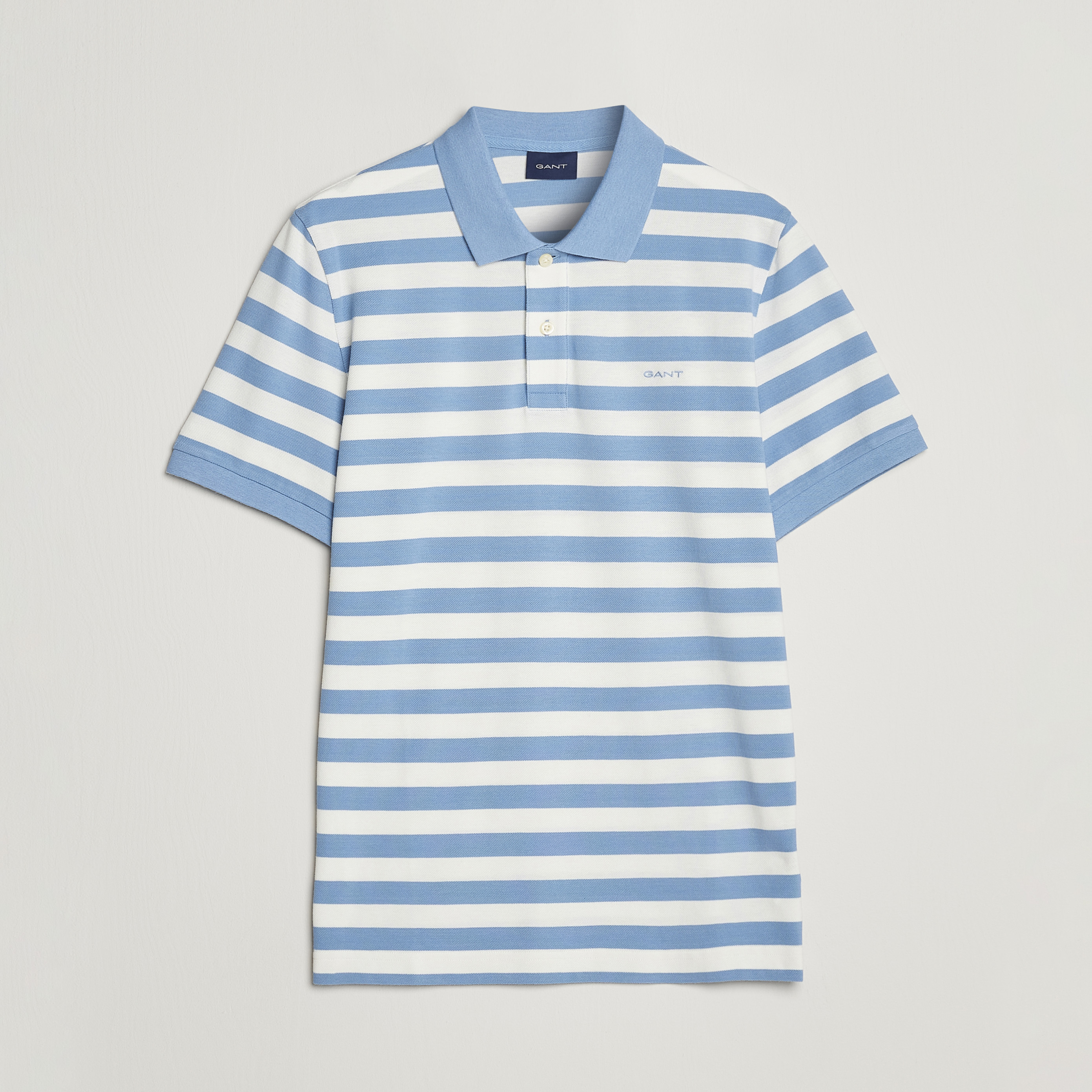 GANT Striped Polo Gentle Blue | Herr - Care of Carl
