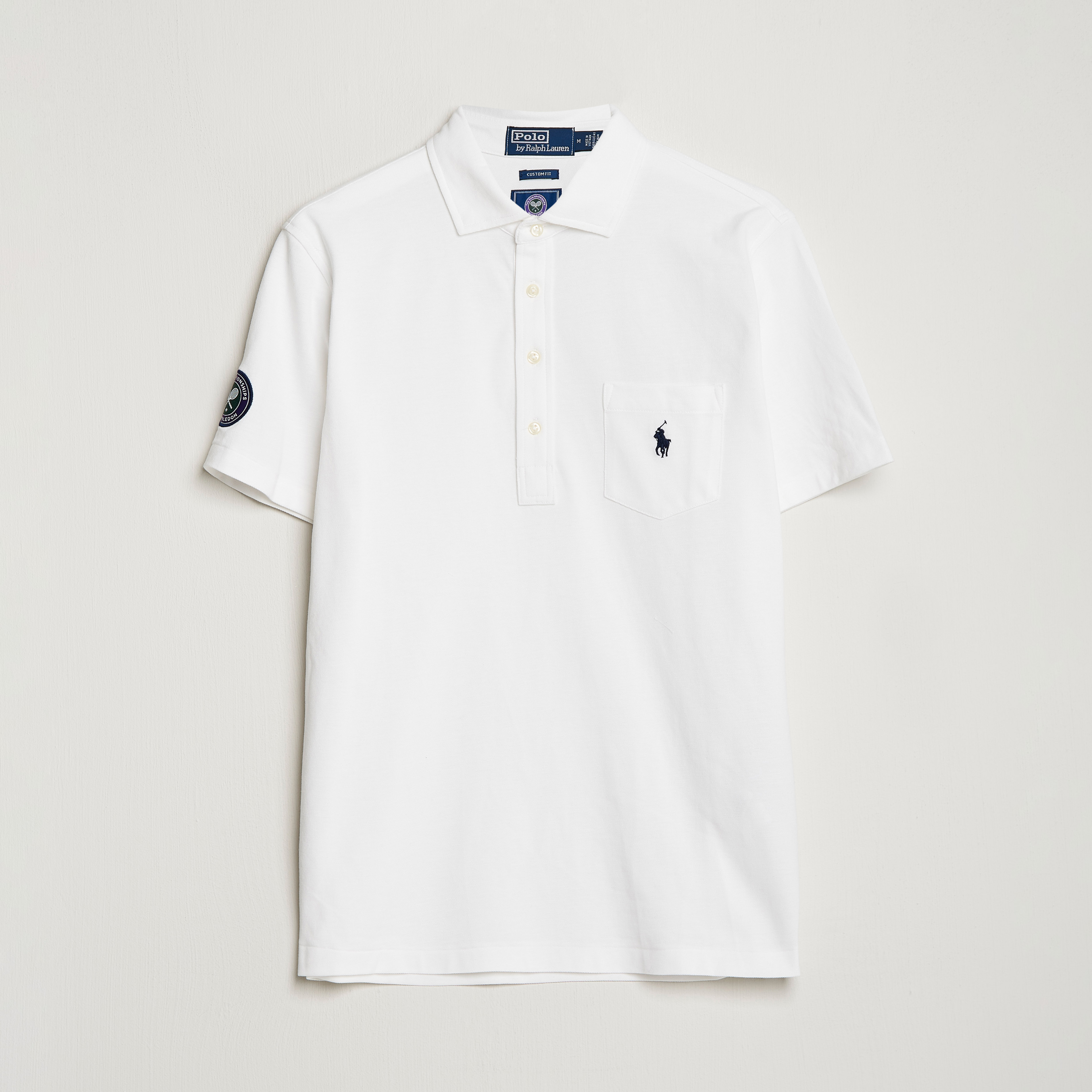Polo Ralph Lauren Wimbledon Pocket Polo White | Herr - Care of Carl