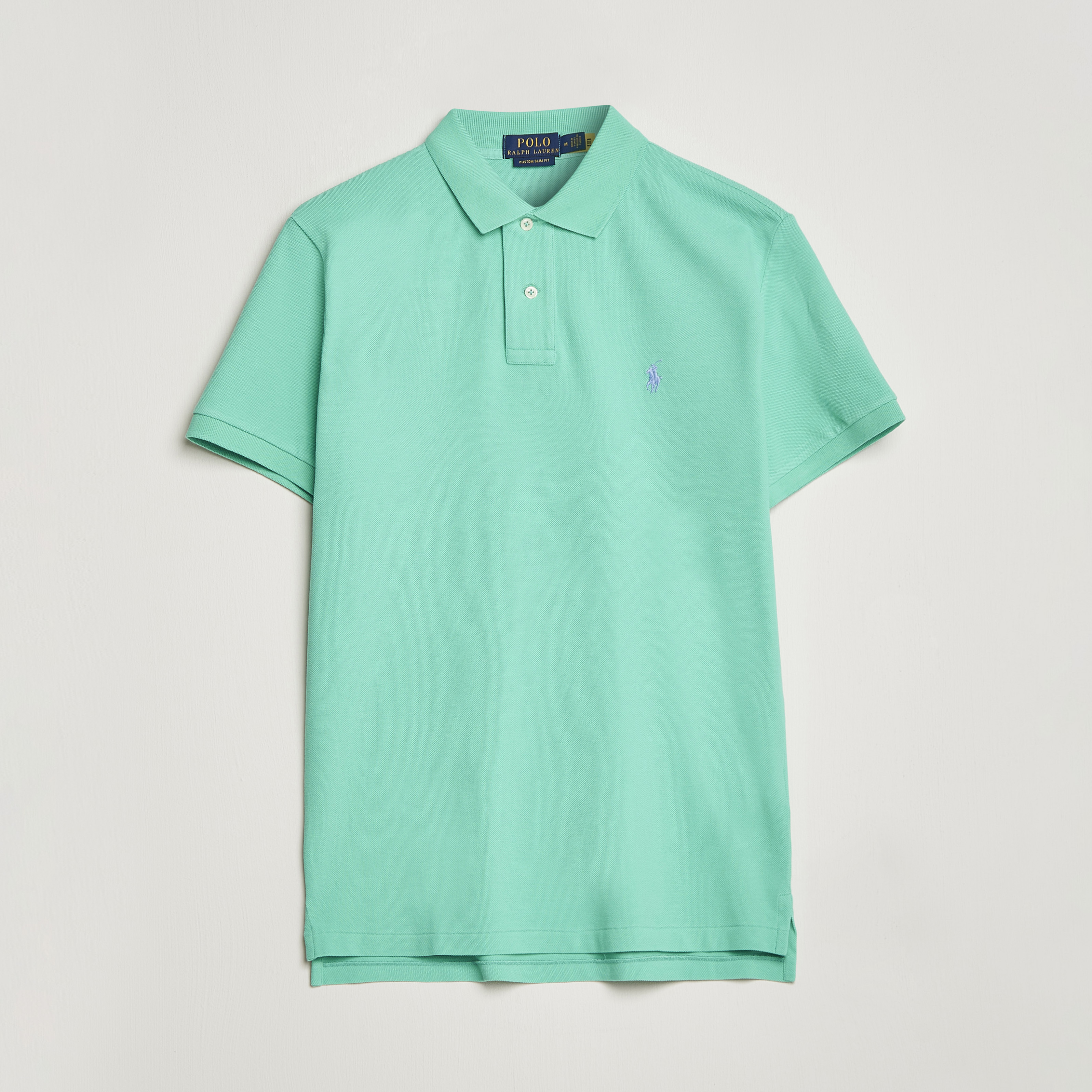 Polo Ralph Lauren Custom Slim Fit Polo Sunset Green | Herr - Care of Carl