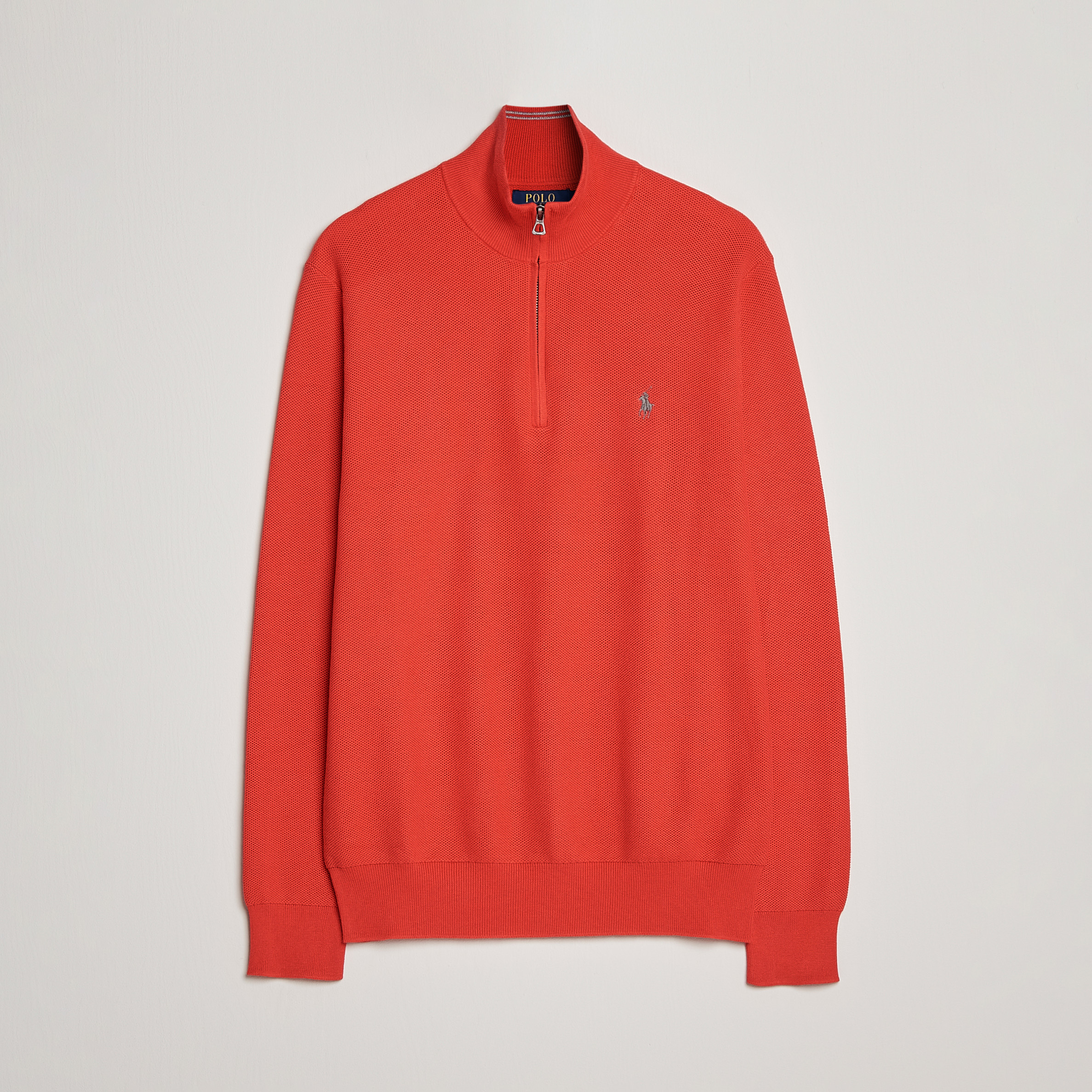 Polo Ralph Lauren Textured Half-Zip Red Reef | Herr - Care of Carl