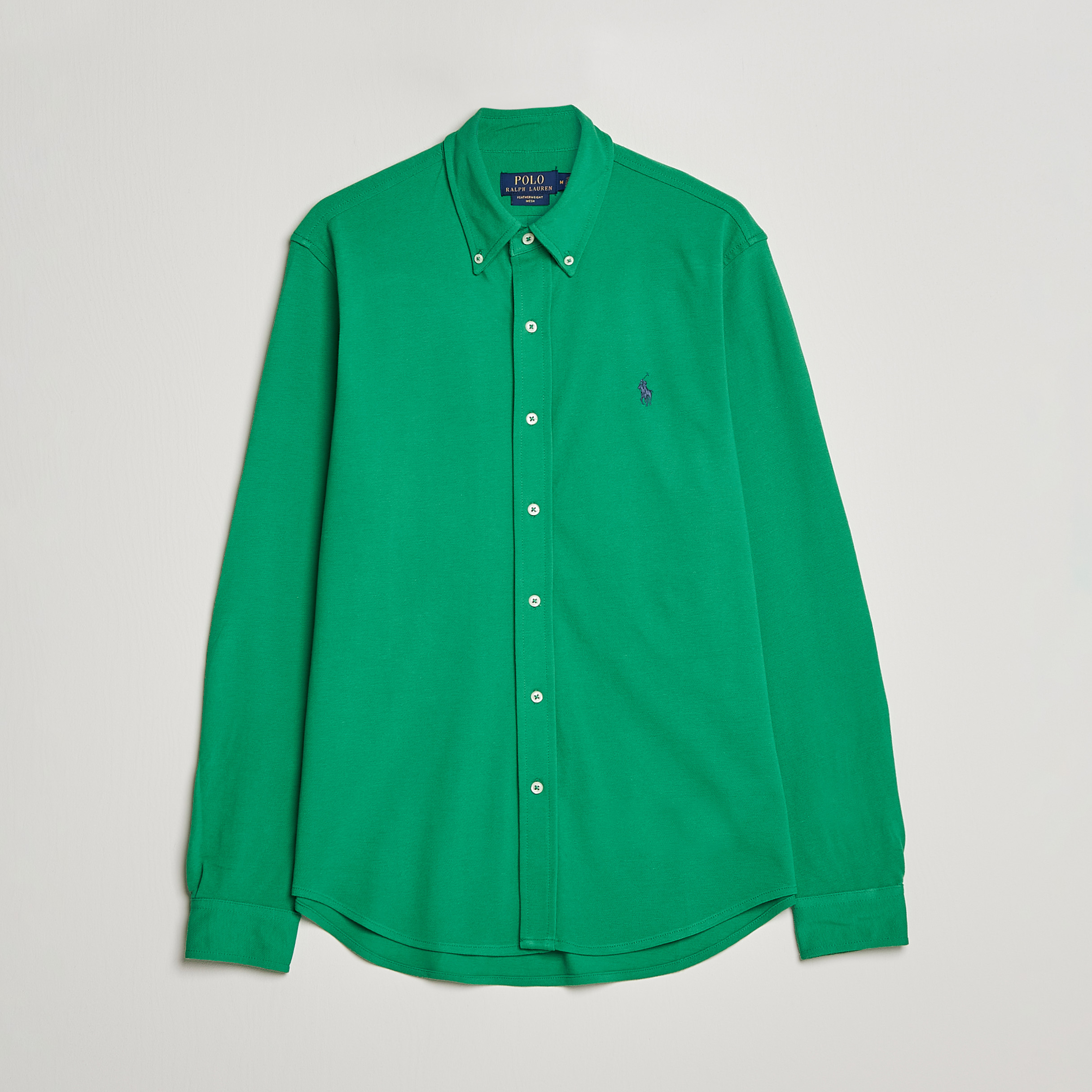 Featherweight Mesh Shirt Optic Green | Herr - Care of Carl