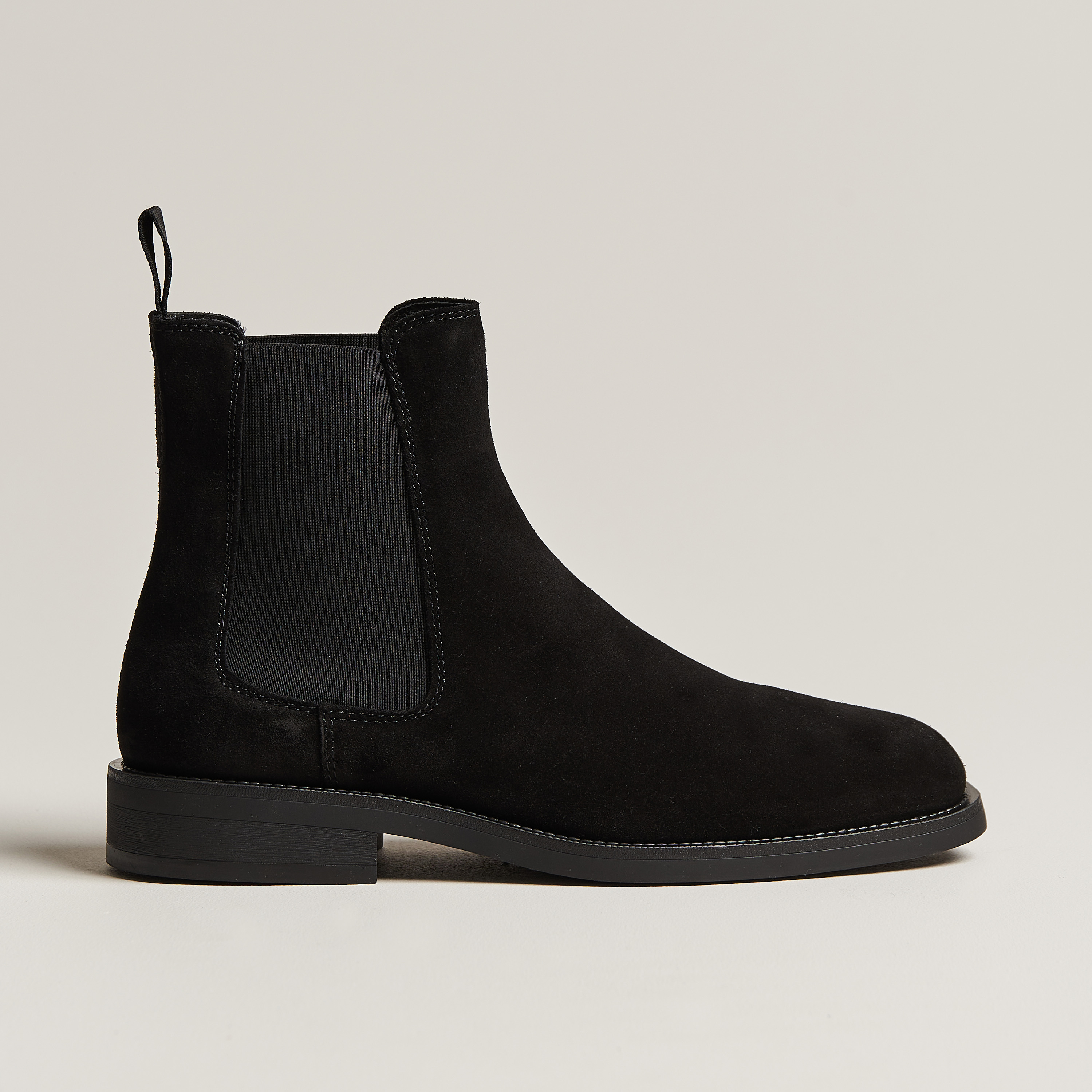 GANT Rizmood Suede Chelsea Boot Black | Herr - Care of Carl