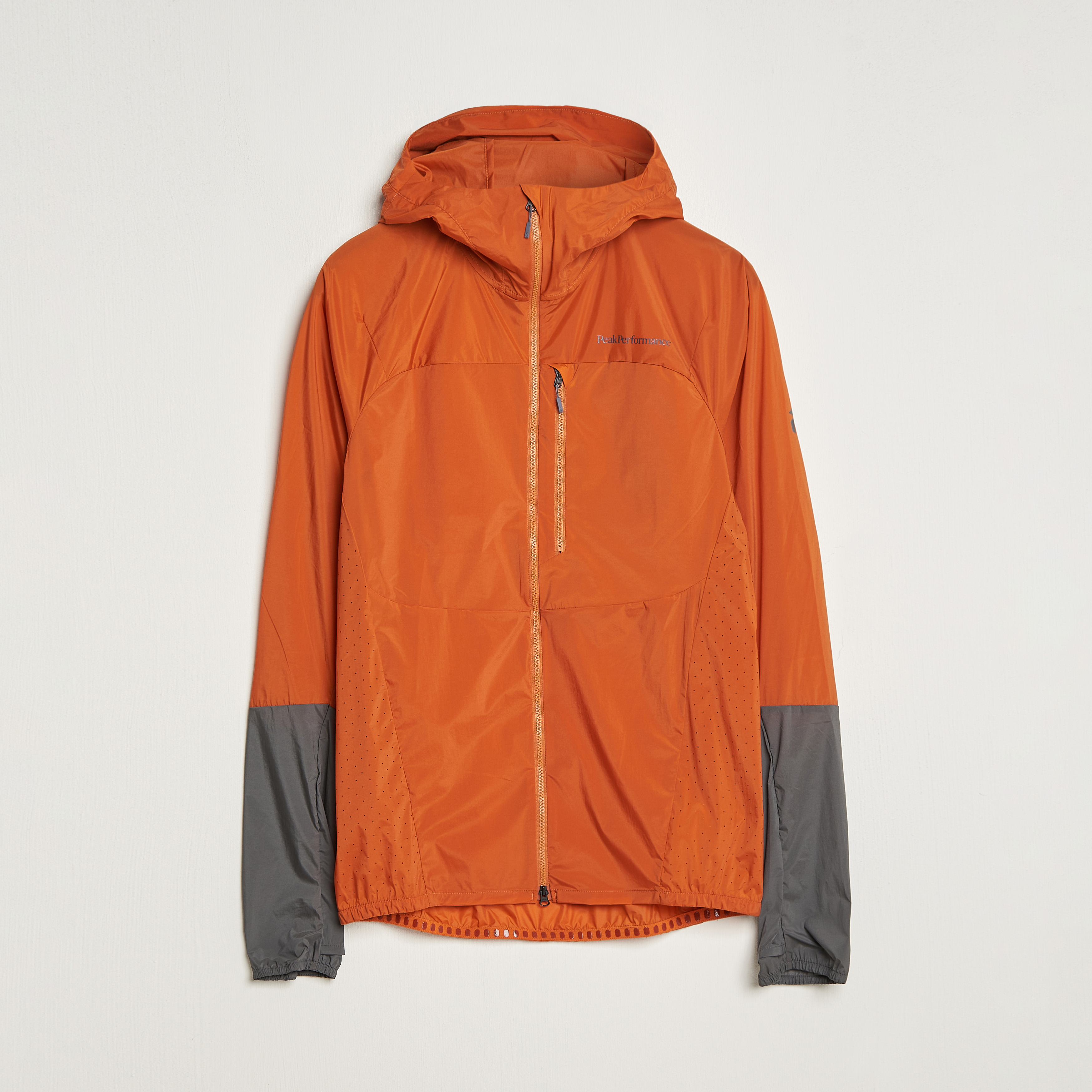 Peak Performance Vislight Wind Jacket Gold Flame/Motion Grey | Herr - Care