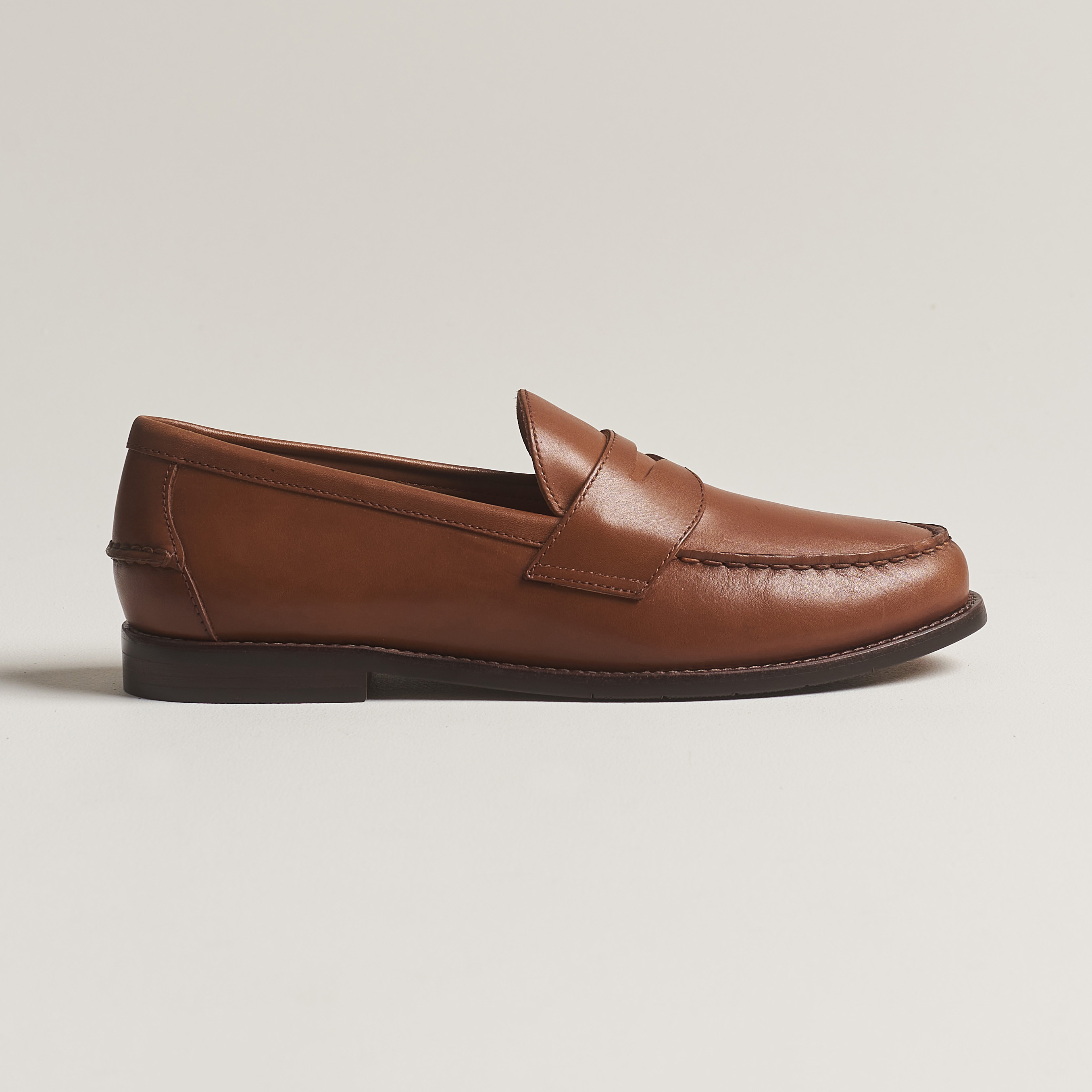 Polo Ralph Lauren Leather Penny Loafer Tan | Herr - Care of Carl