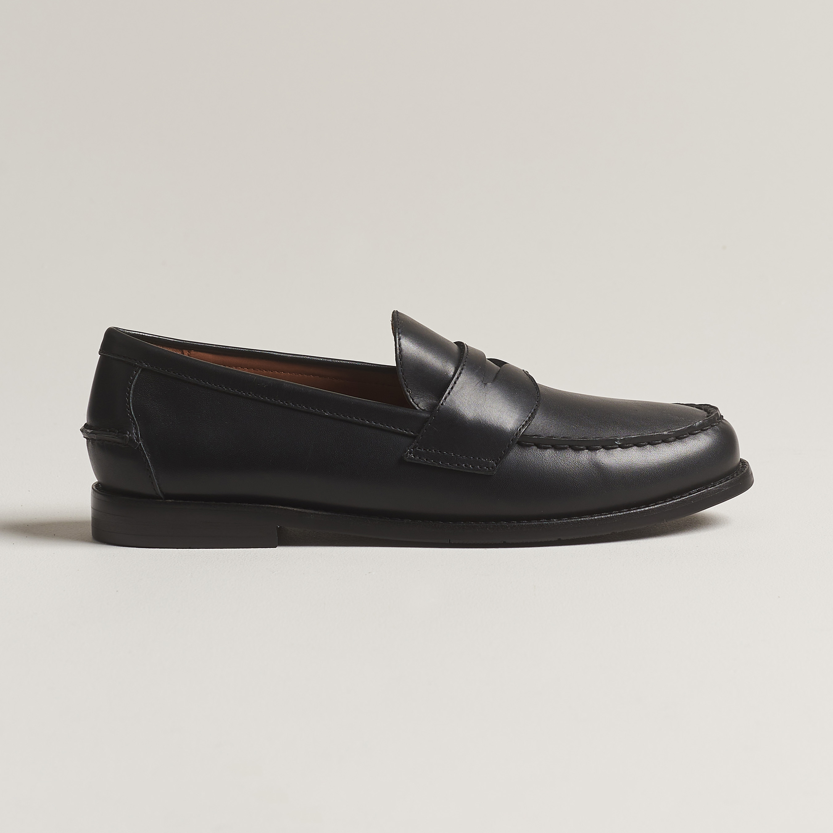 Polo Ralph Lauren Alston Penny Loafers Black Calf | Herr - Care of Carl