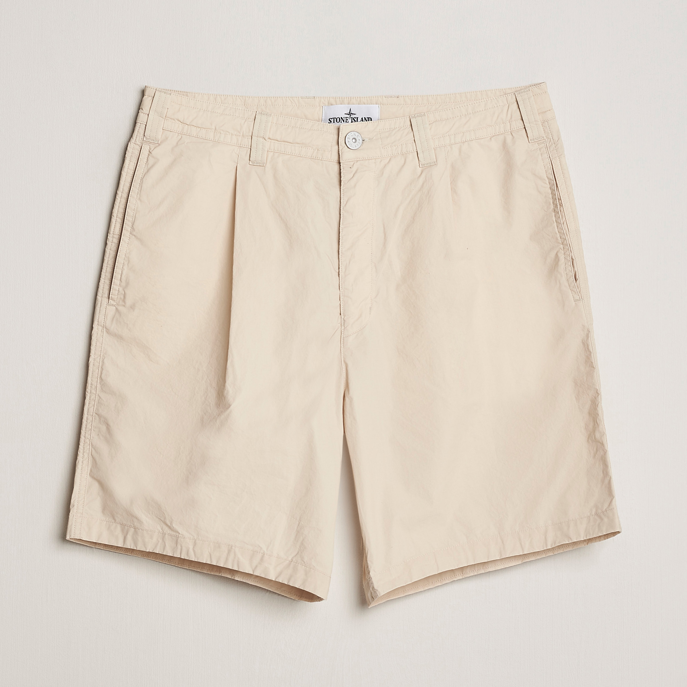 Stone Island Marina Comfort Bermuda Shorts Natural Beige | Herr - Care of C