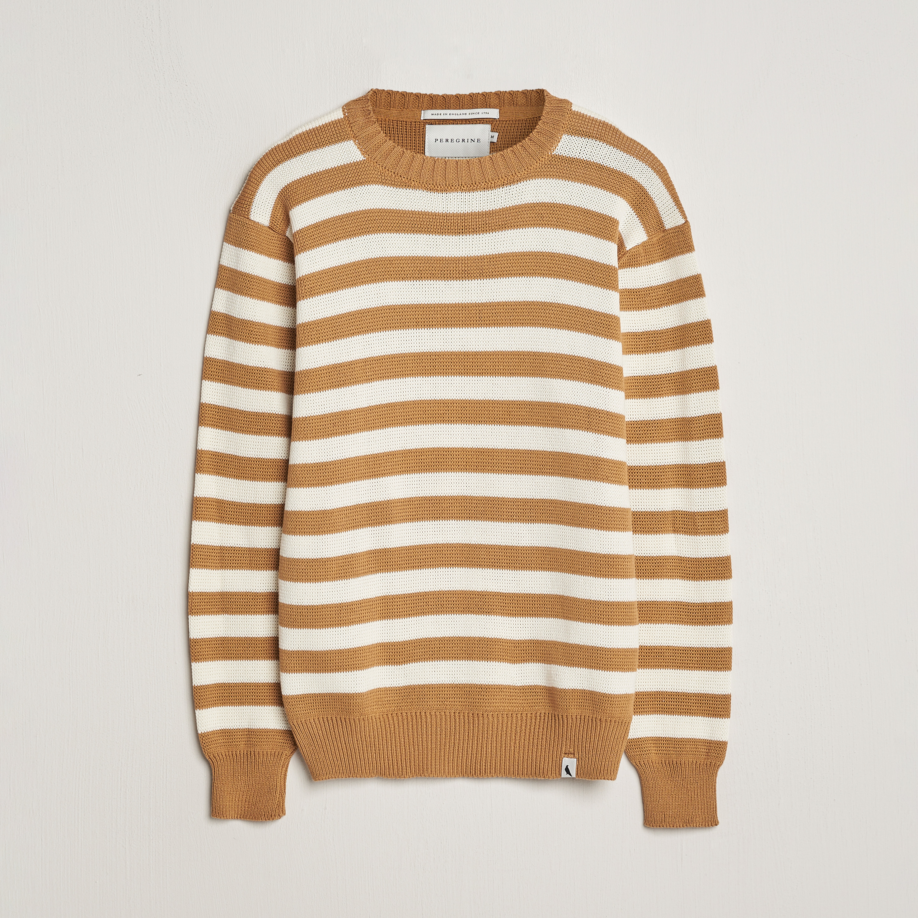 Peregrine Richmond Organic Cotton Sweater Amber | Herr - Care of Carl