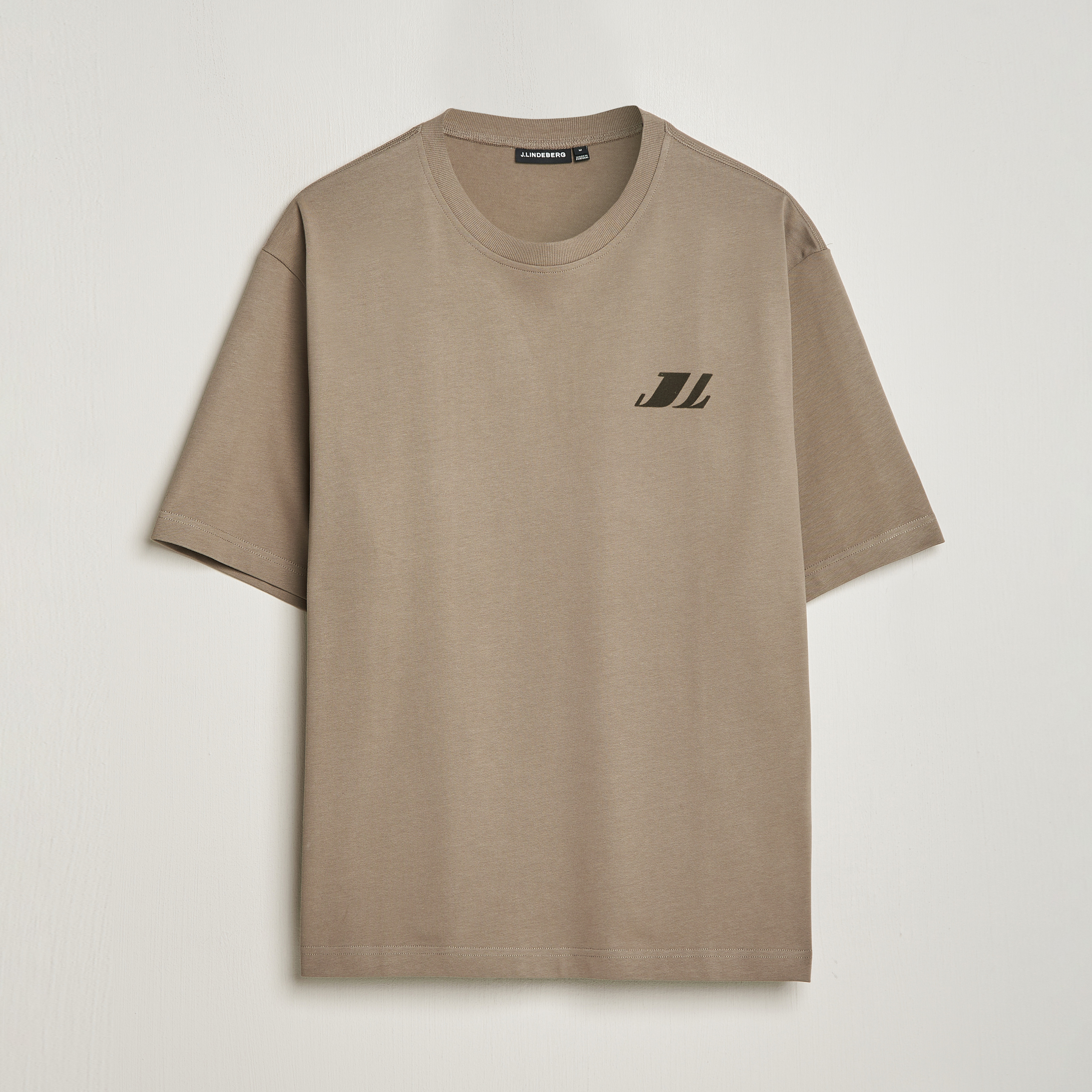 J.Lindeberg Cameron Loose T-Shirt Walnut | Herr - Care of Carl
