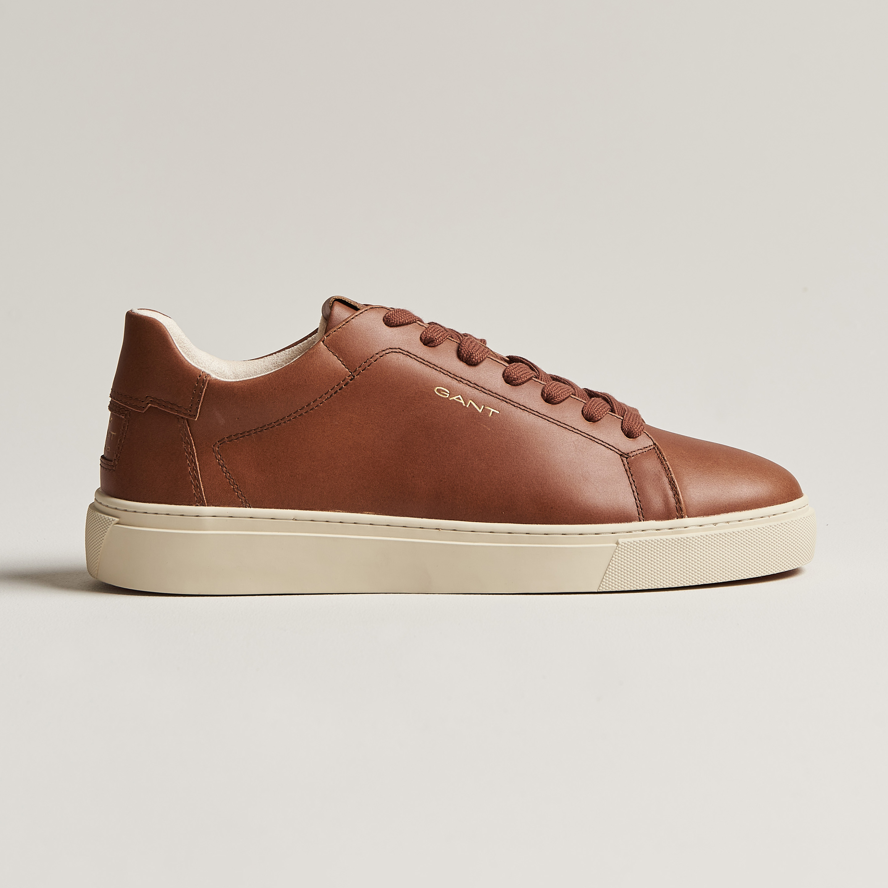 GANT Mc Julien Leather Sneaker Cognac | Herr - Care of Carl