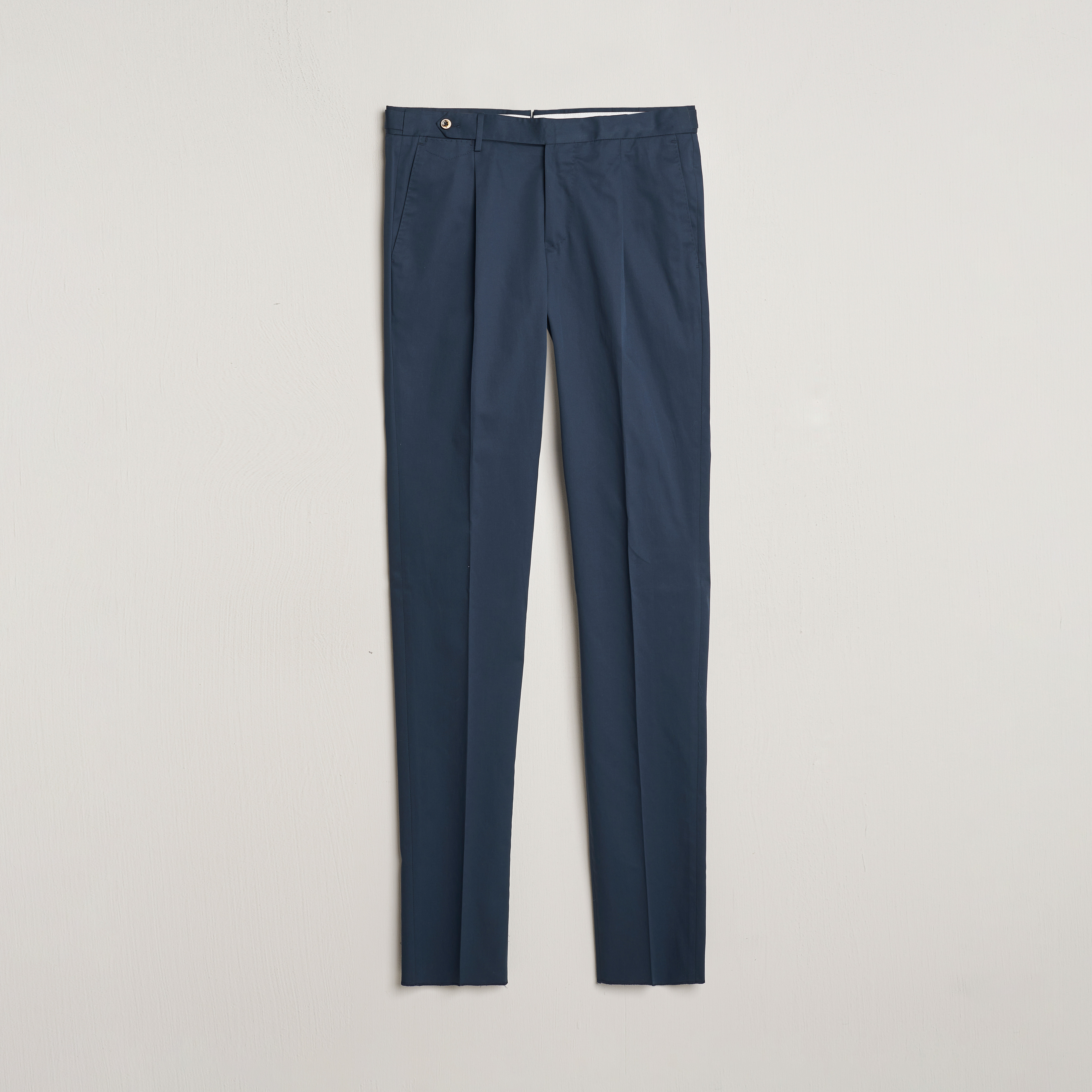 PT01 Gentleman Fit Cotton/Stretch Chinos Navy | Herr - Care of Carl