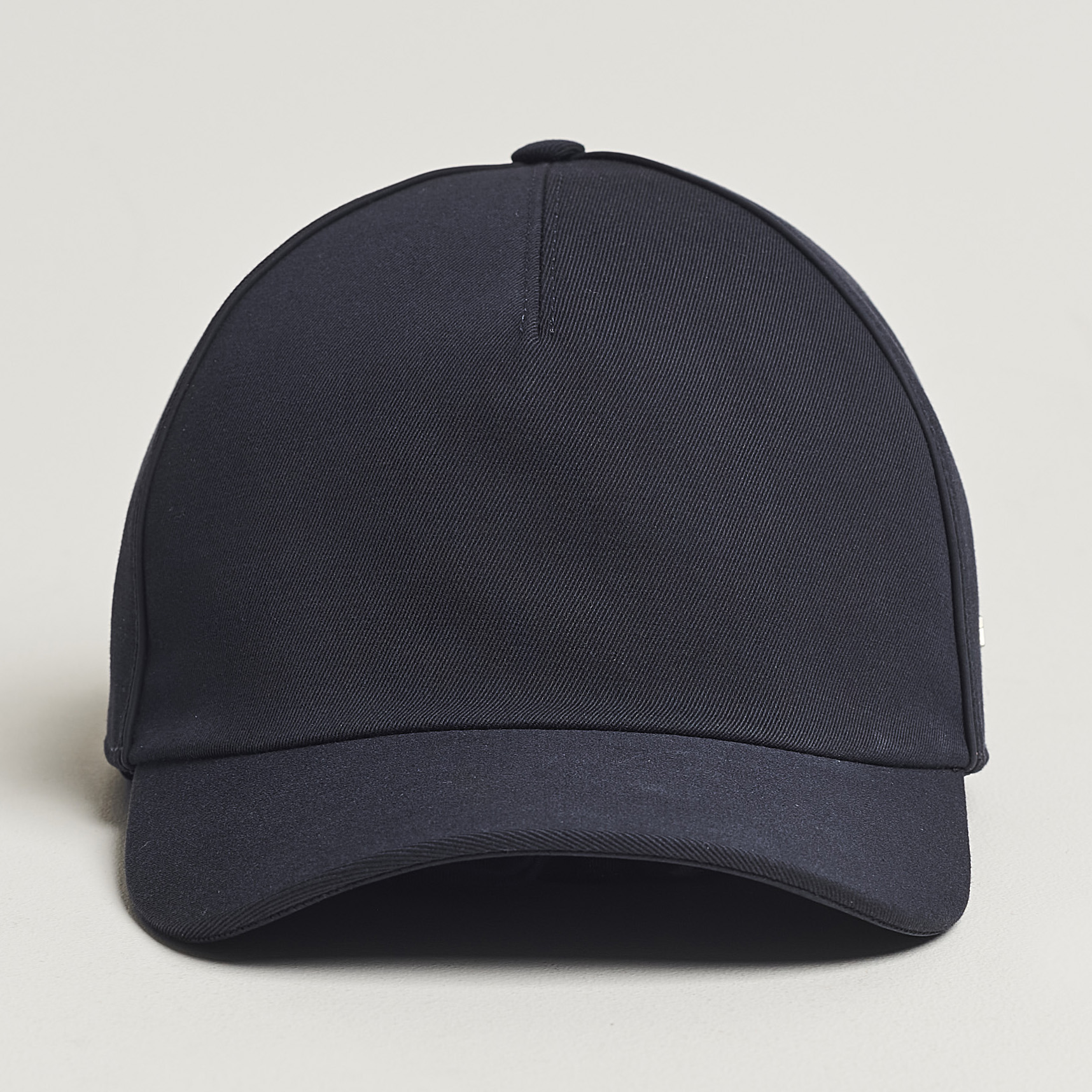 Zegna Cotton/Wool Baseball Cap Navy | Herr - Care of Carl