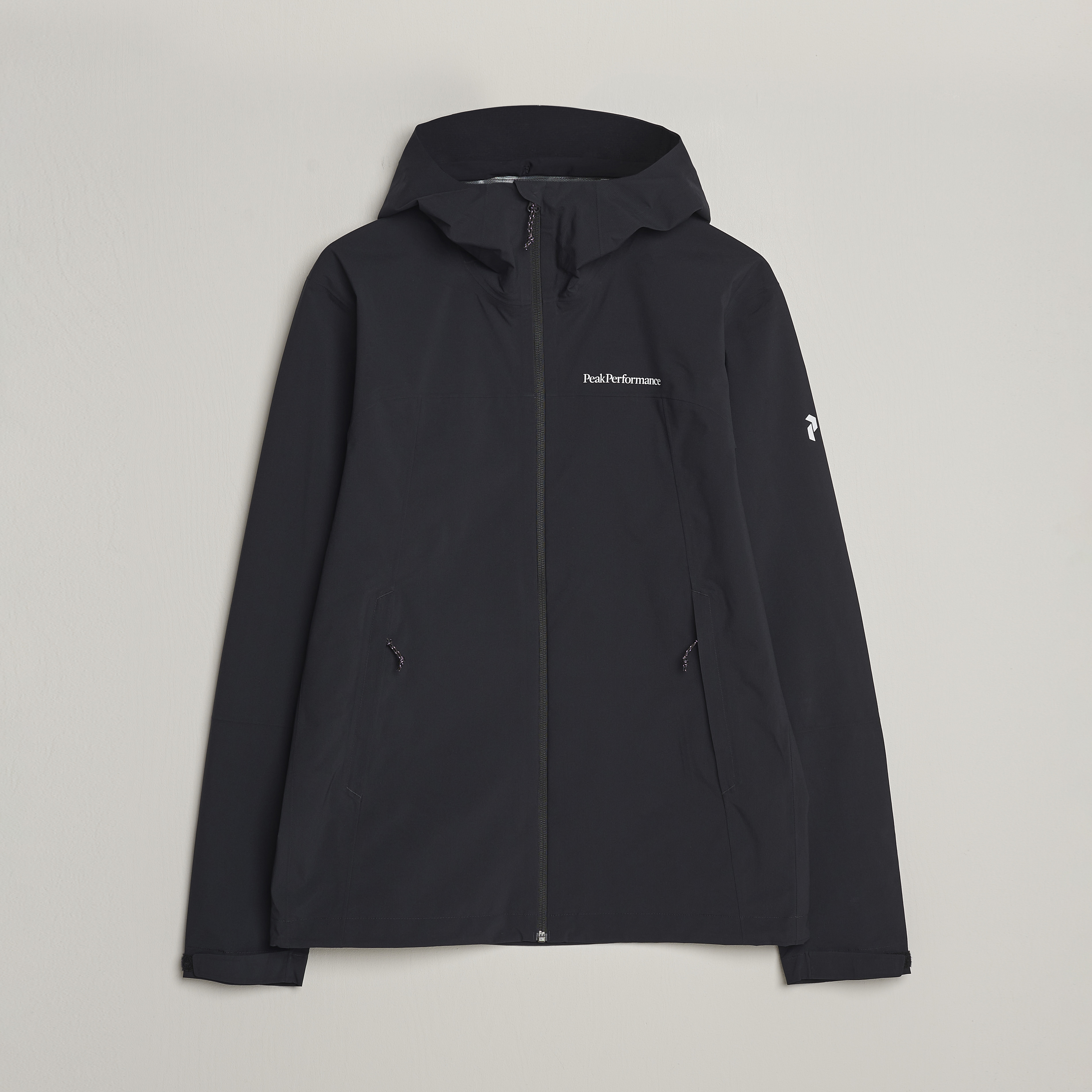 Peak Performance Trail Hipe Hooded Shell Jacket Black | Herr - Care of Carl