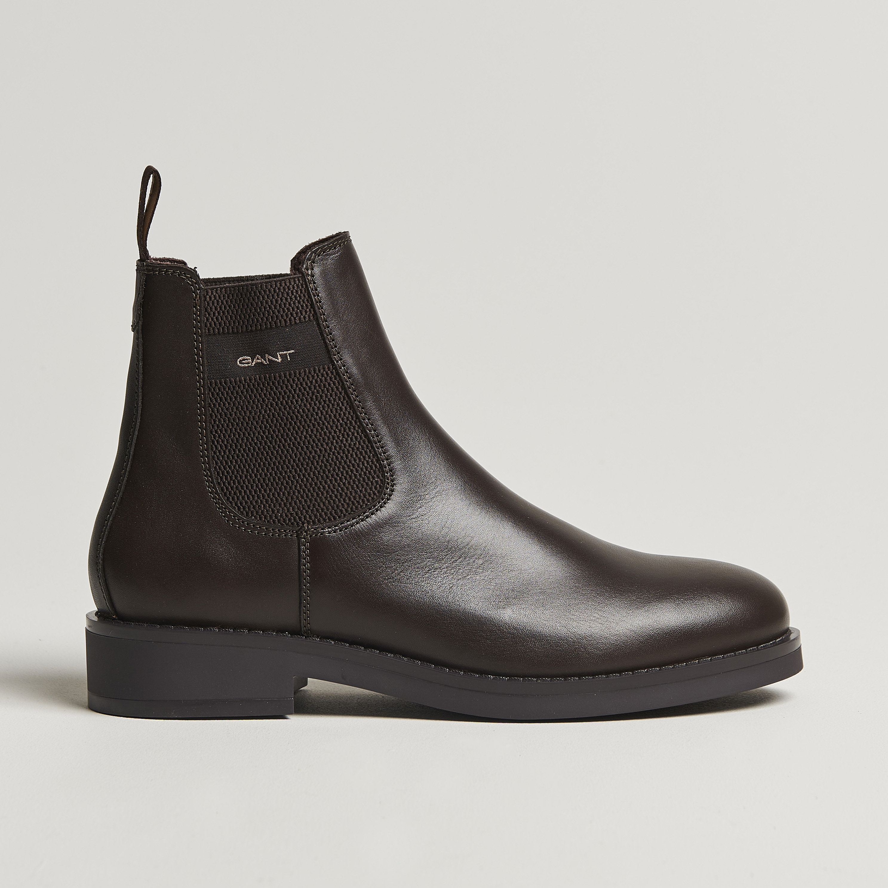 GANT Prepdale Leather Chelsea Boot Dark Brown | Herr - Care of Carl