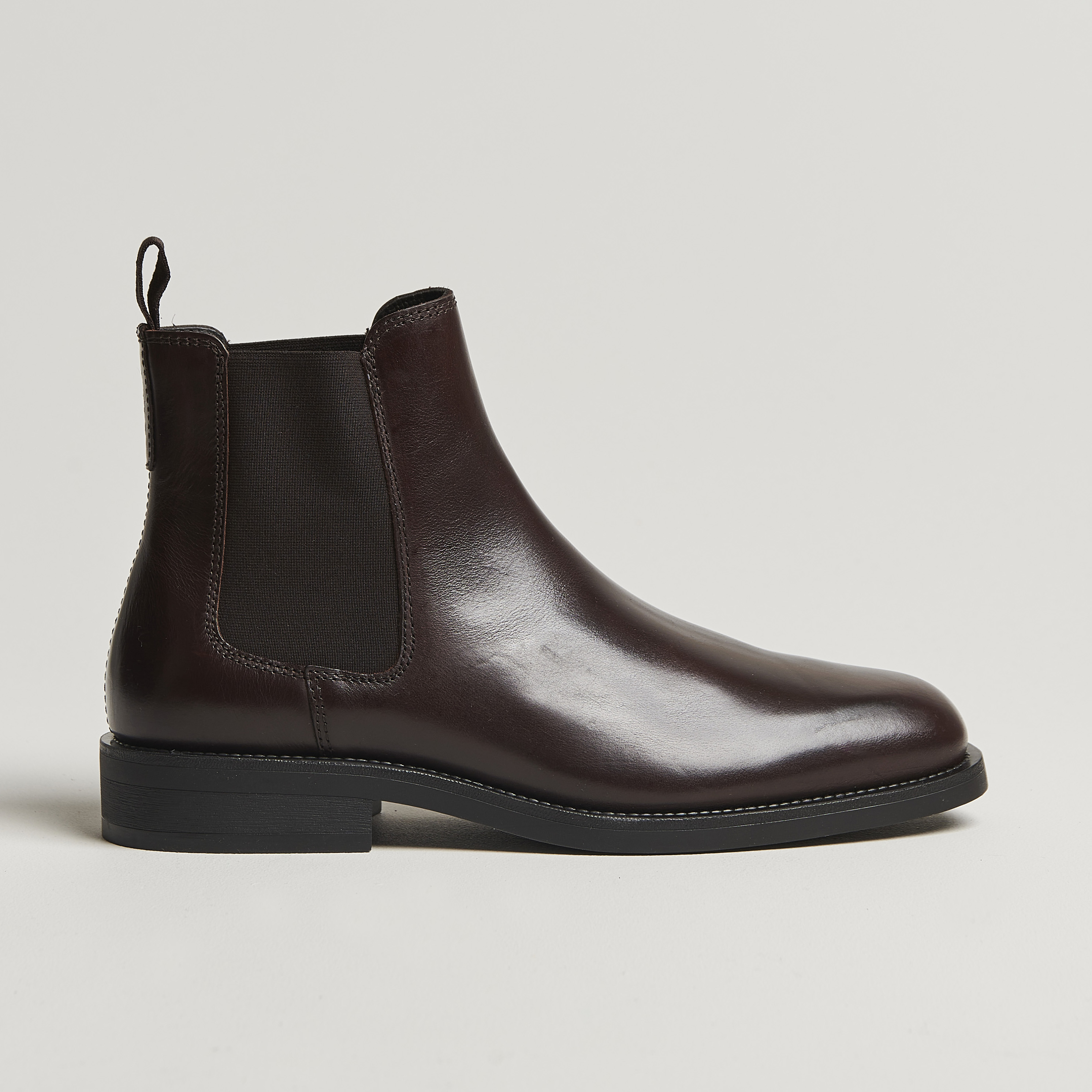GANT Rizmood Leather Chelsea Boot Dark Brown | Herr - Care of Carl