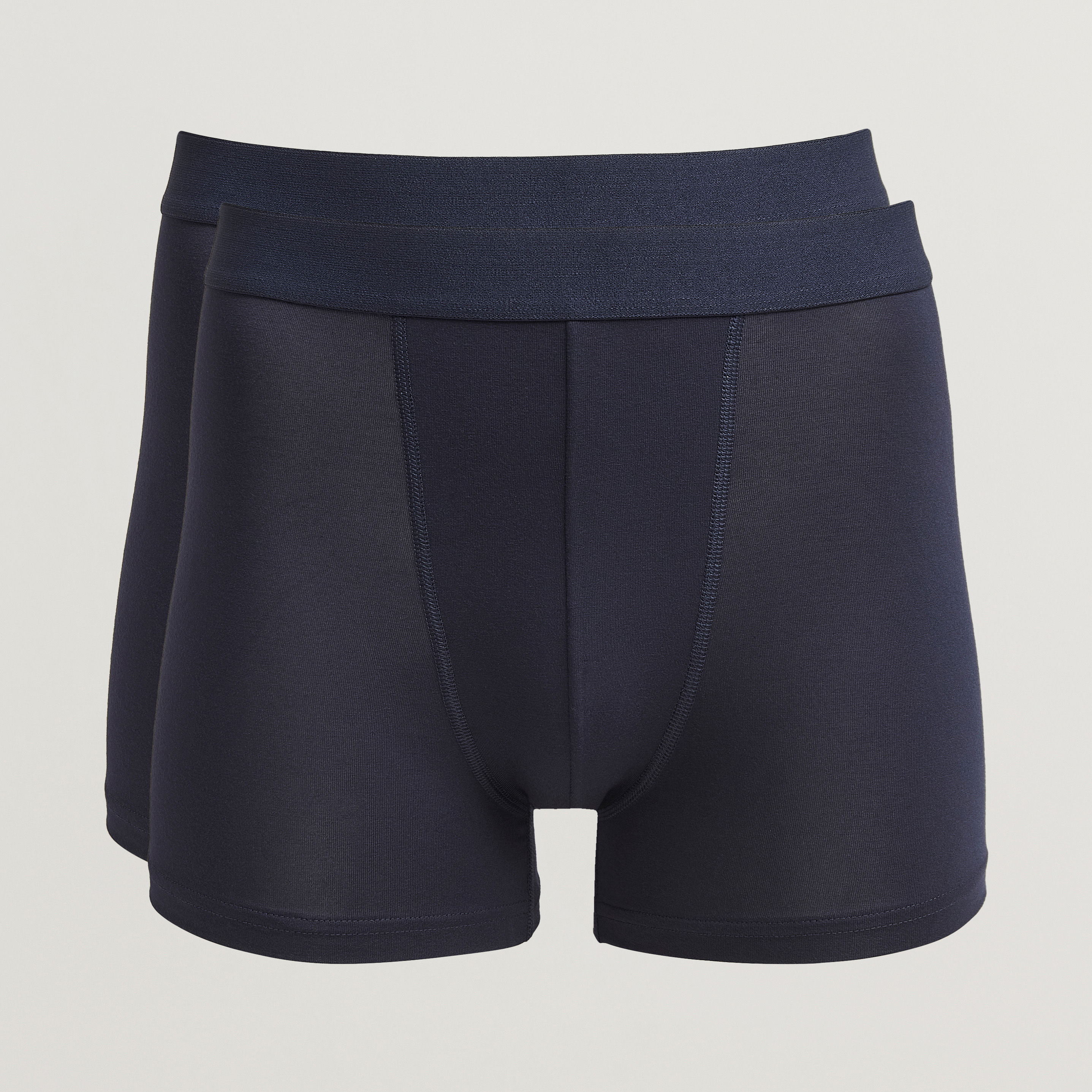 Bread & Boxers 2-Pack Boxer Breif Modal Dark Navy | Herr - Care of Carl