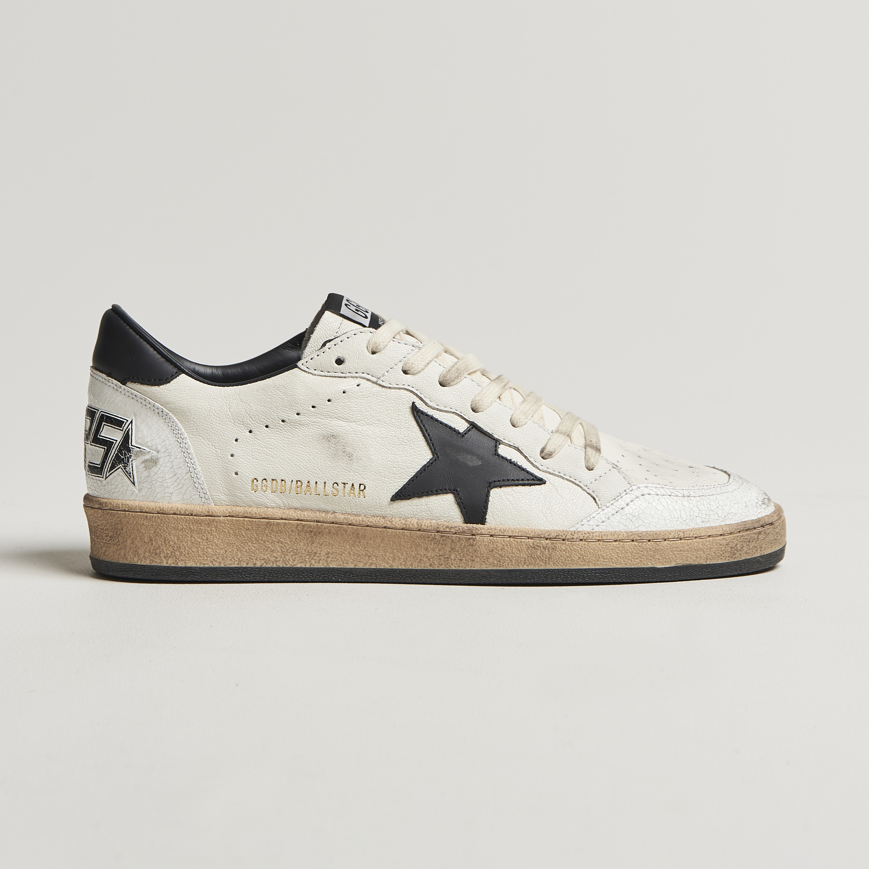 Golden Goose Ball Star Sneakers White/Black | Herr - Care of Carl
