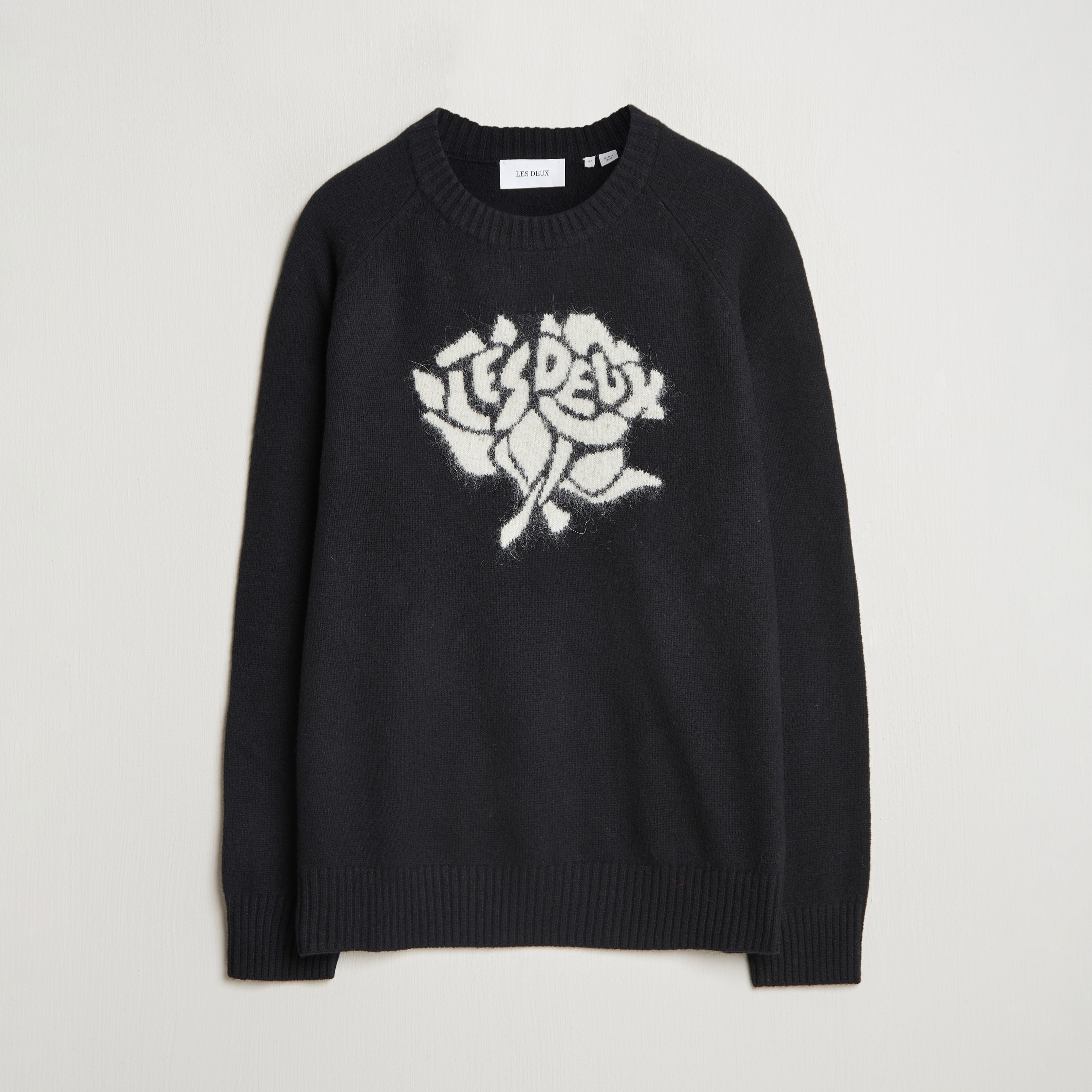 Les Deux Felipe Knit Black/Ivory | Herr - Care of Carl