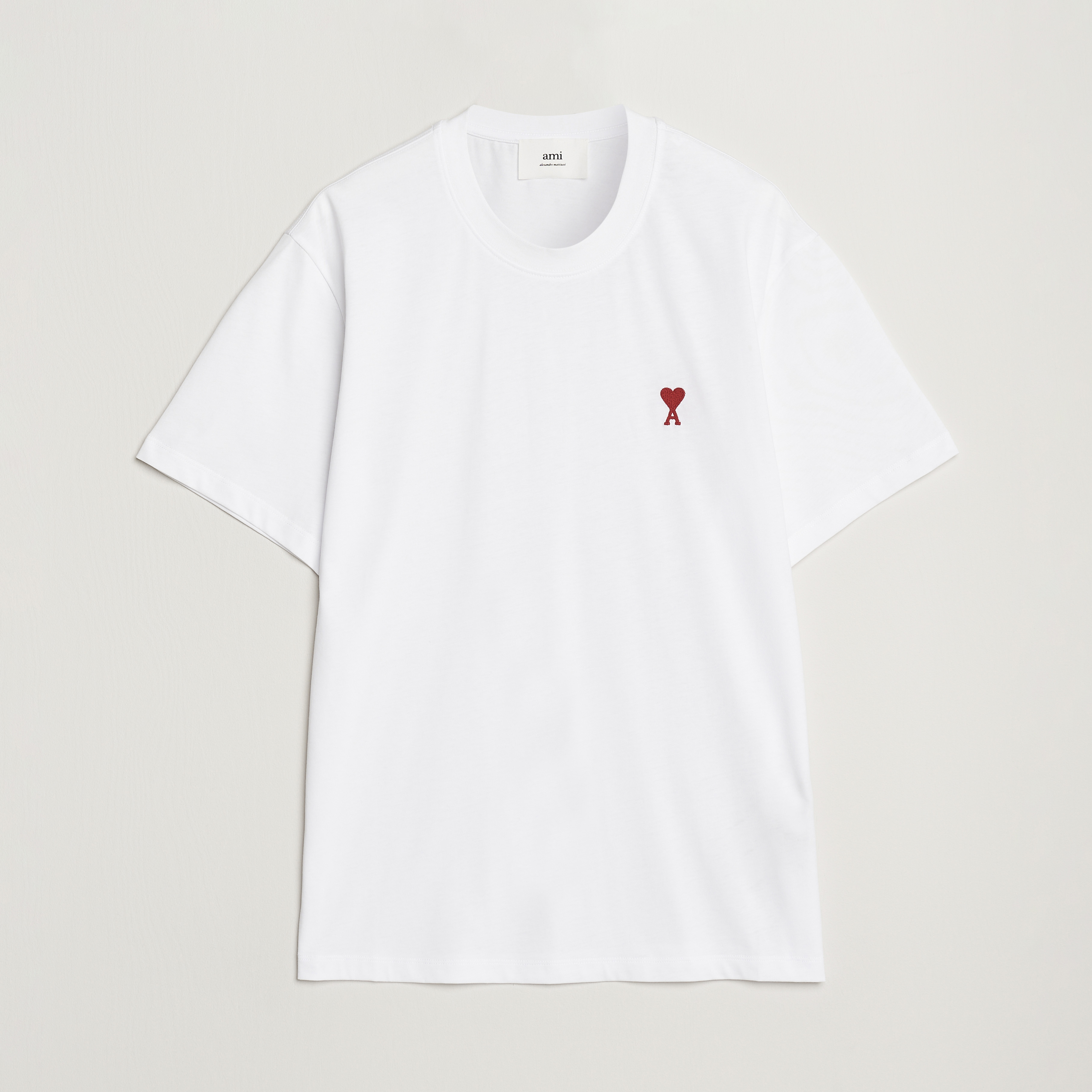 AMI Heart Logo T-Shirt White | Herr - Care of Carl