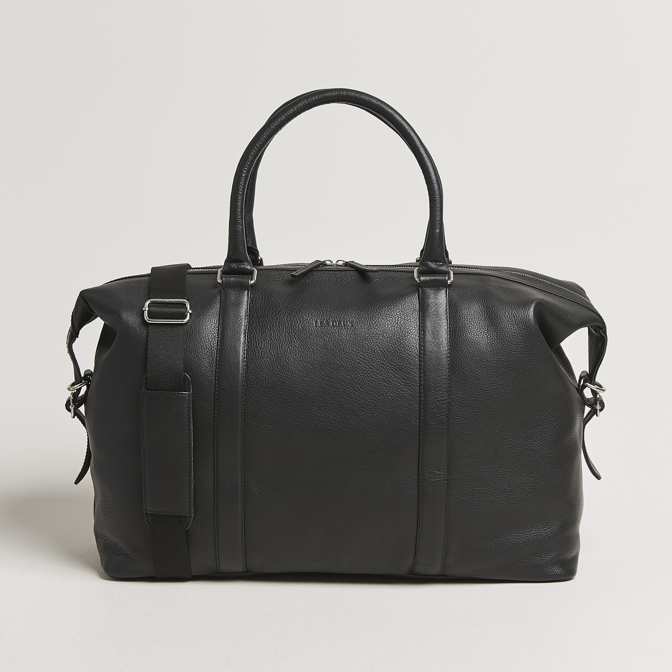 Les Deux Leather Weekendbag Black | Herr - Care of Carl