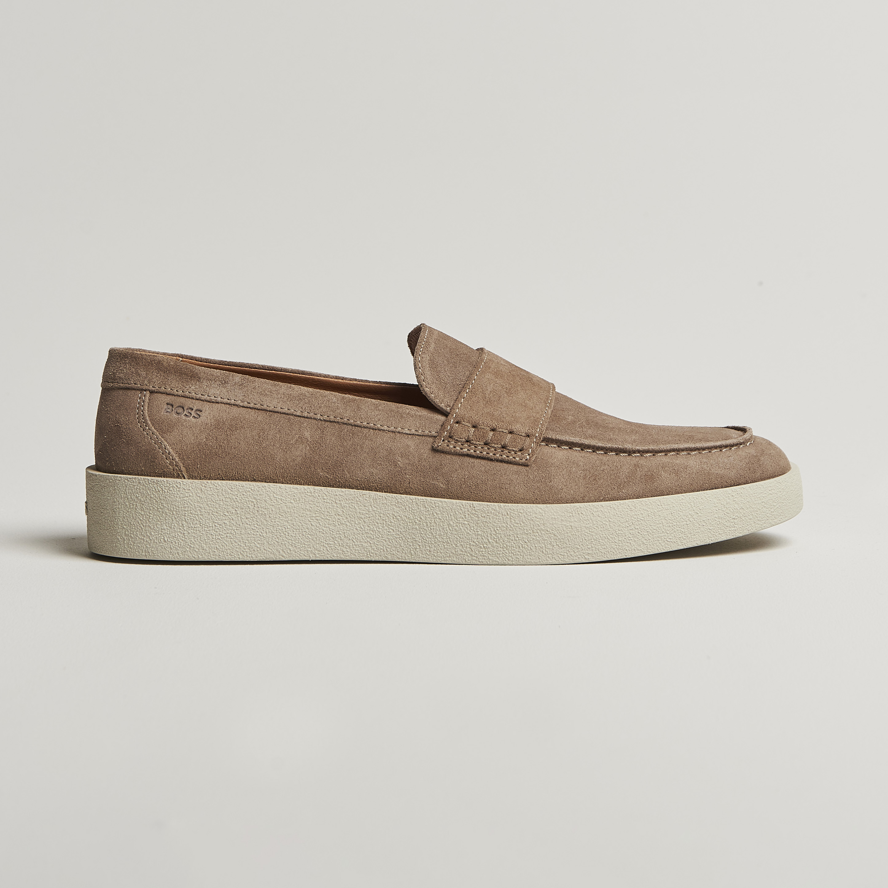 BOSS BLACK Clay Suede Loafer Medium Beige | Herr - Care of Carl