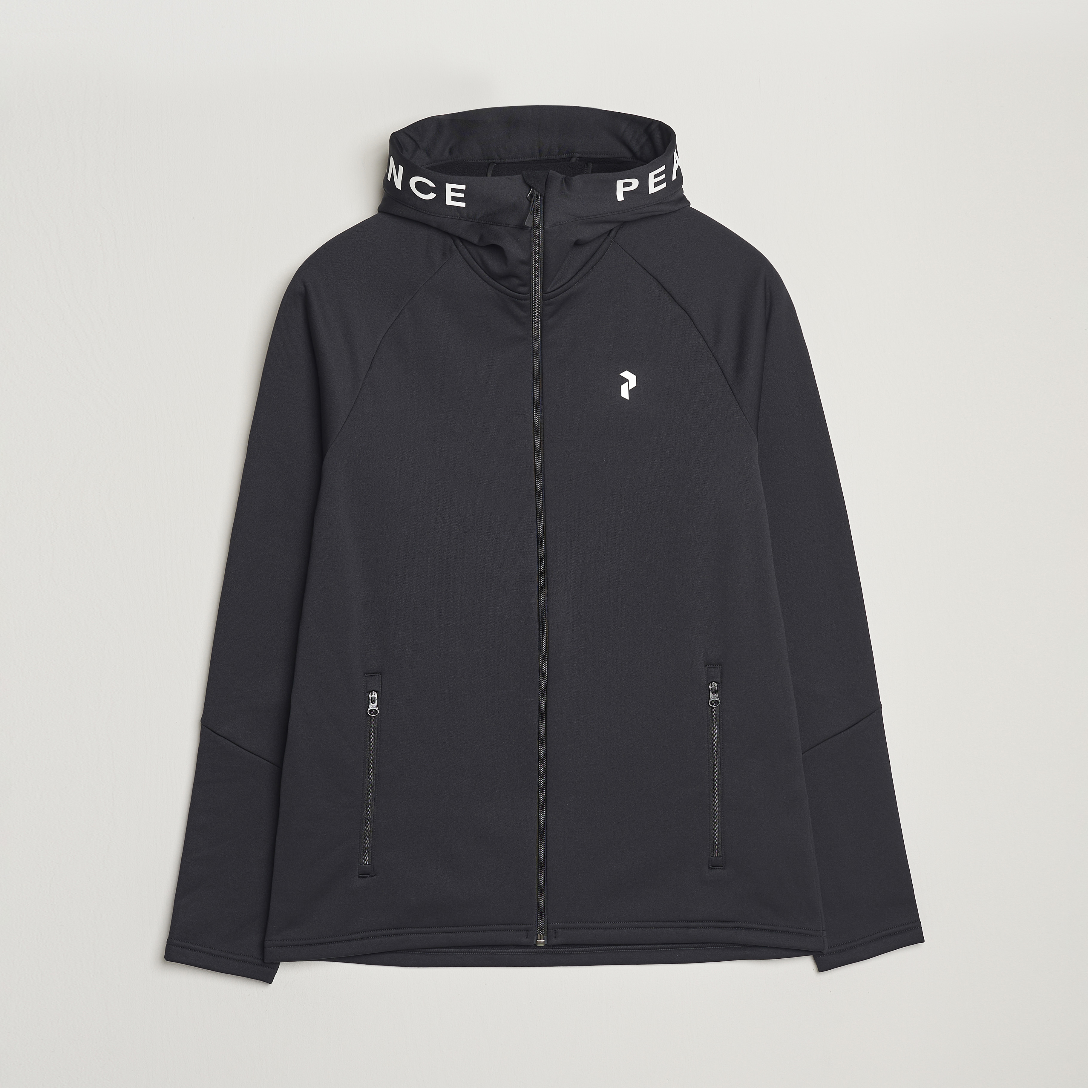 Peak Performance Rider Hooded Full Zip Black | Herr - Care of Carl