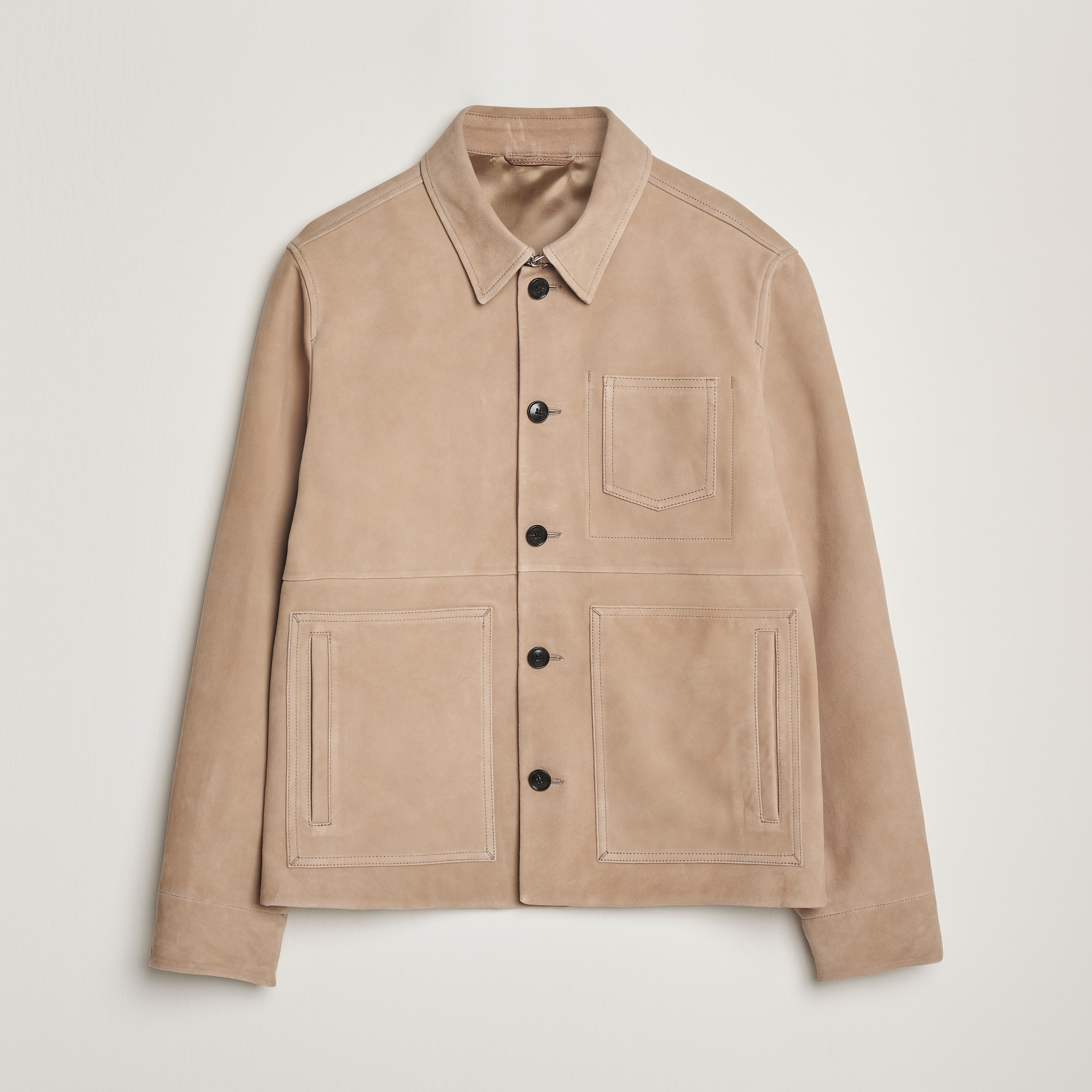 Tiger of Sweden Leeor Suede Jacket Light Brown | Herr - Care of Carl