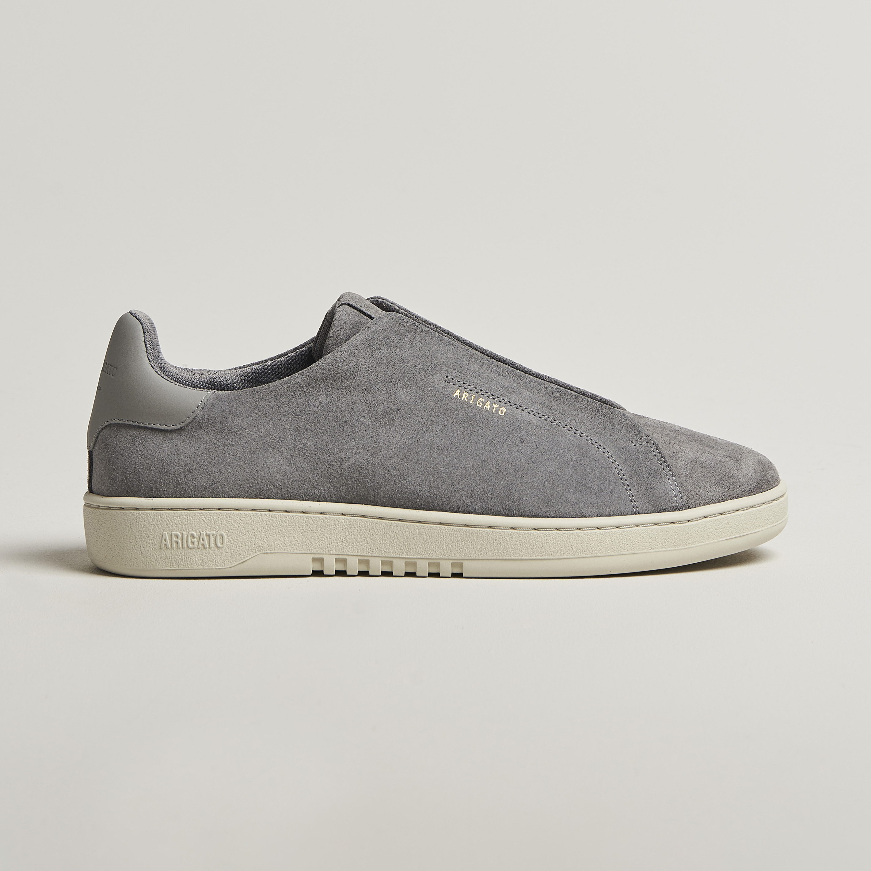 Axel Arigato Dice Laceless Sneaker Dark Grey Suede | Herr - Care of Carl