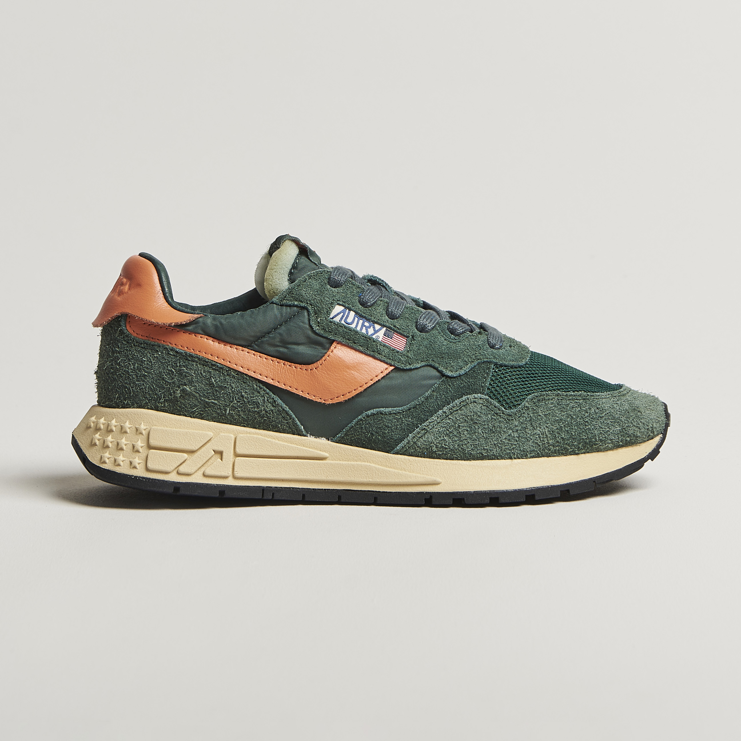 Autry Reelwind Running Sneaker Green/Orange | Herr - Care of Carl