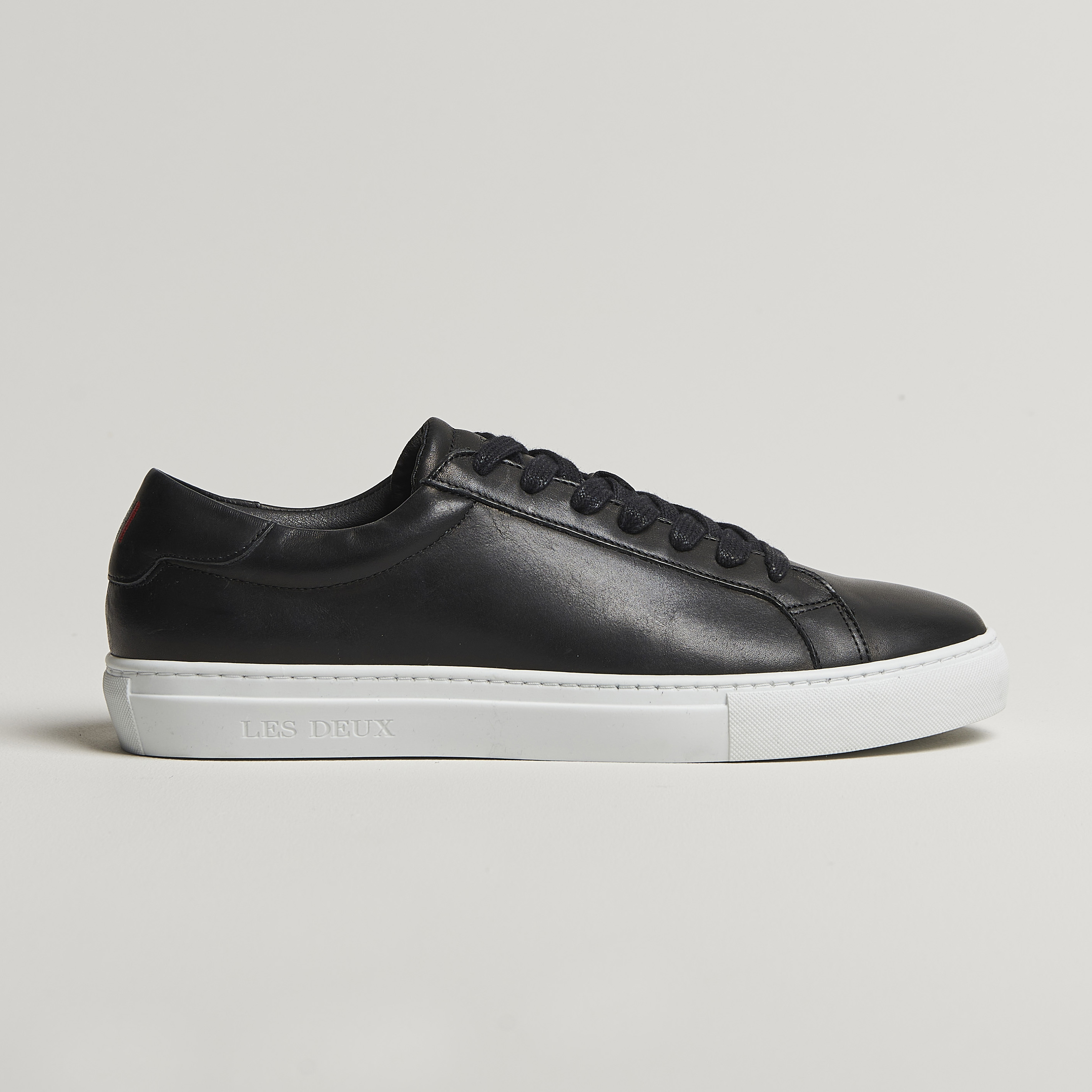 Les Deux Theodor Leather Sneakers Black | Herr - Care of Carl