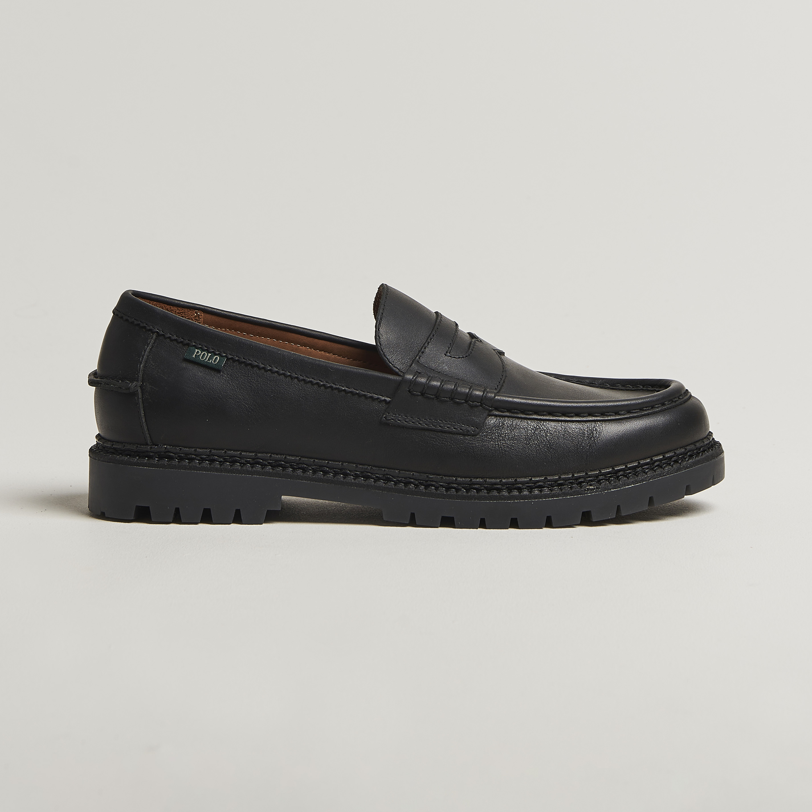 Polo Ralph Lauren Jett Penny Loafers Black Calf | Herr - Care of Carl