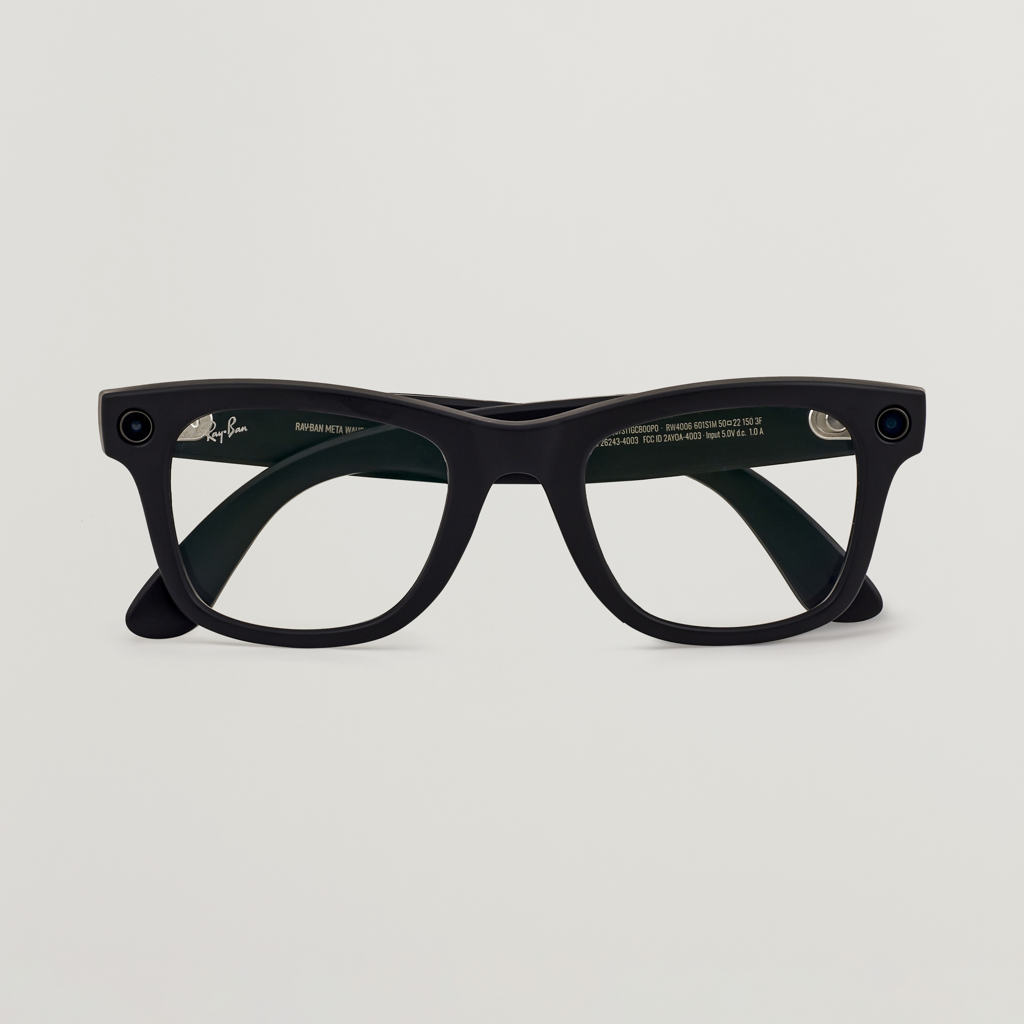 Ray-Ban Wayfarer Meta 50 Sunglasses Matte Black | Herr - Care of Carl