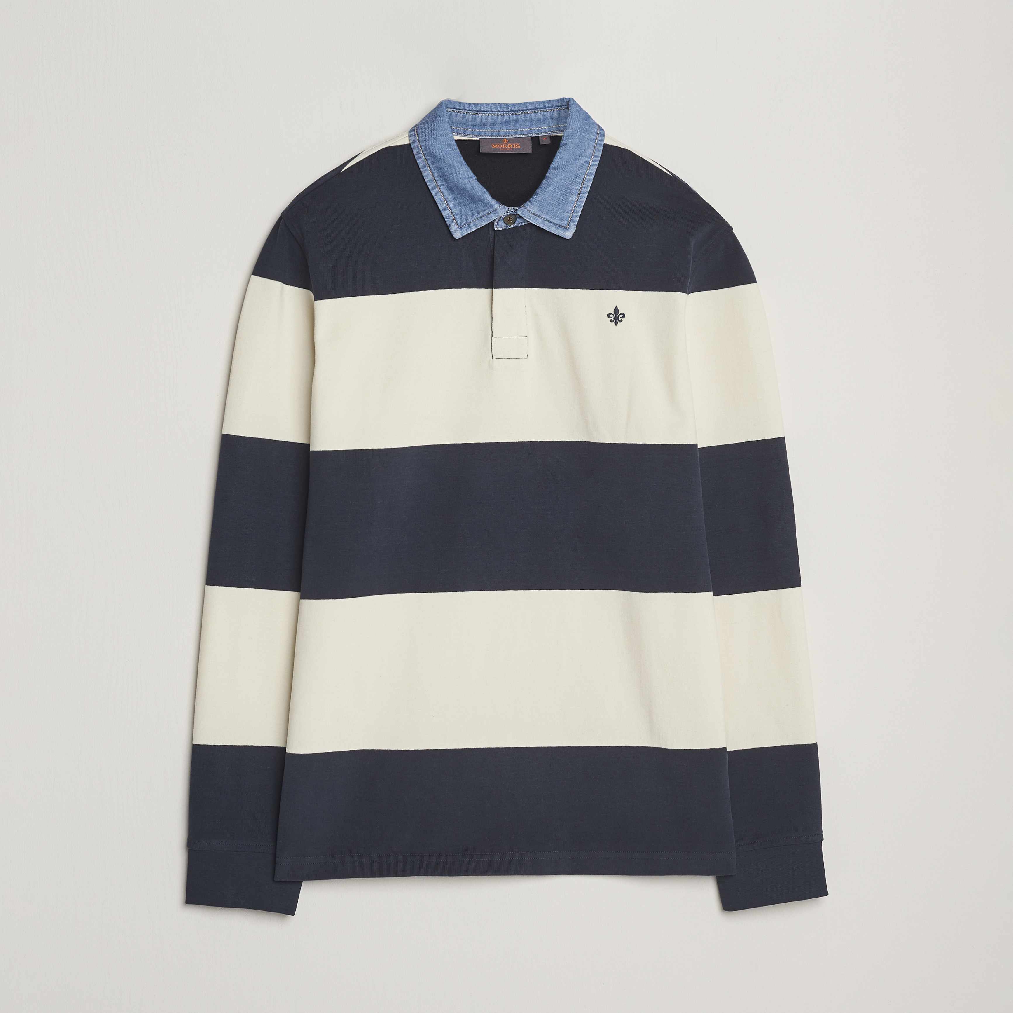 Morris Harbour Rugger Blue/White | Herr - Care of Carl