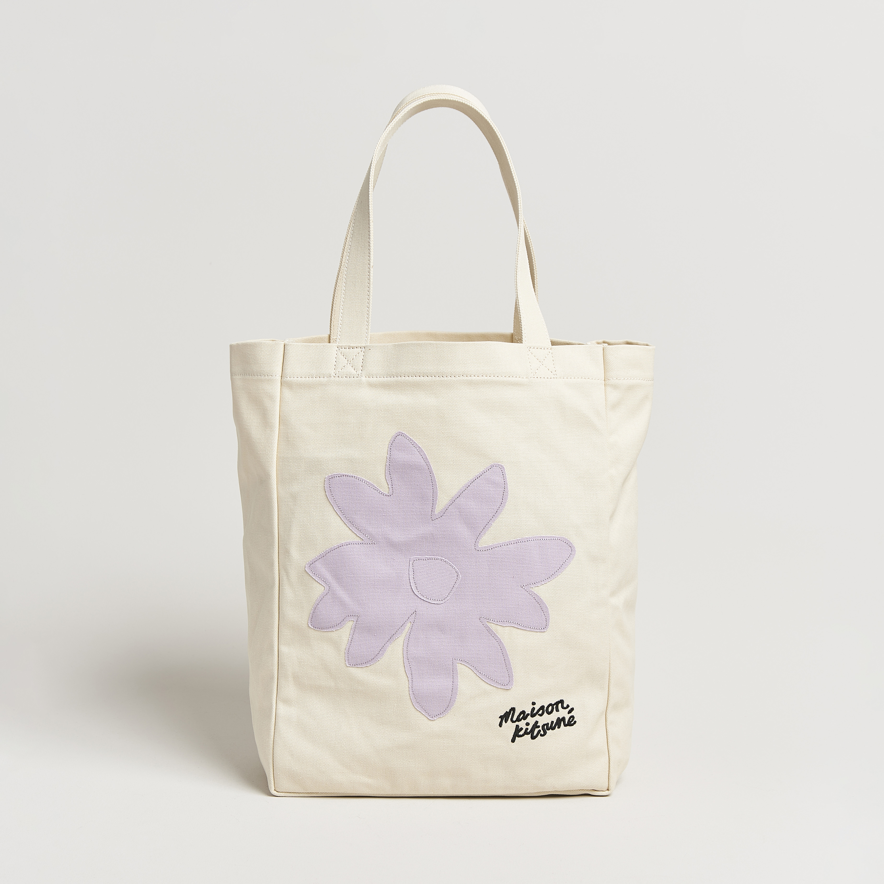 Maison Kitsuné Daisy Flower Tote Bag Rich Vanilla | Herr - Care of Carl