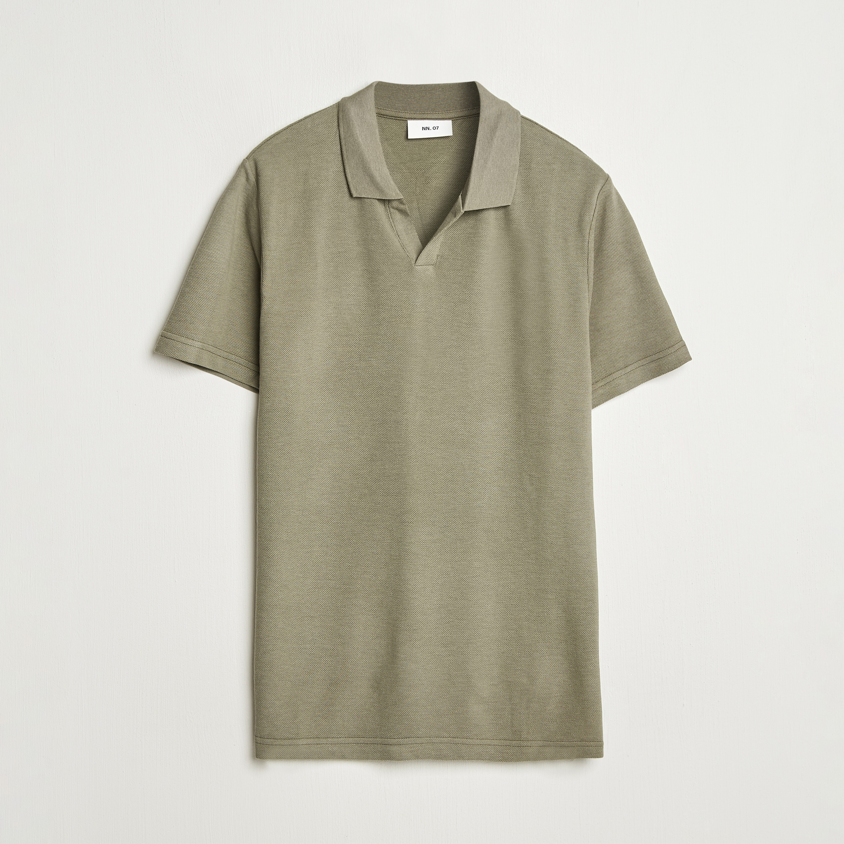 NN07 Paul Cotton/Lyocell Polo Capers Green | Herr - Care of Carl