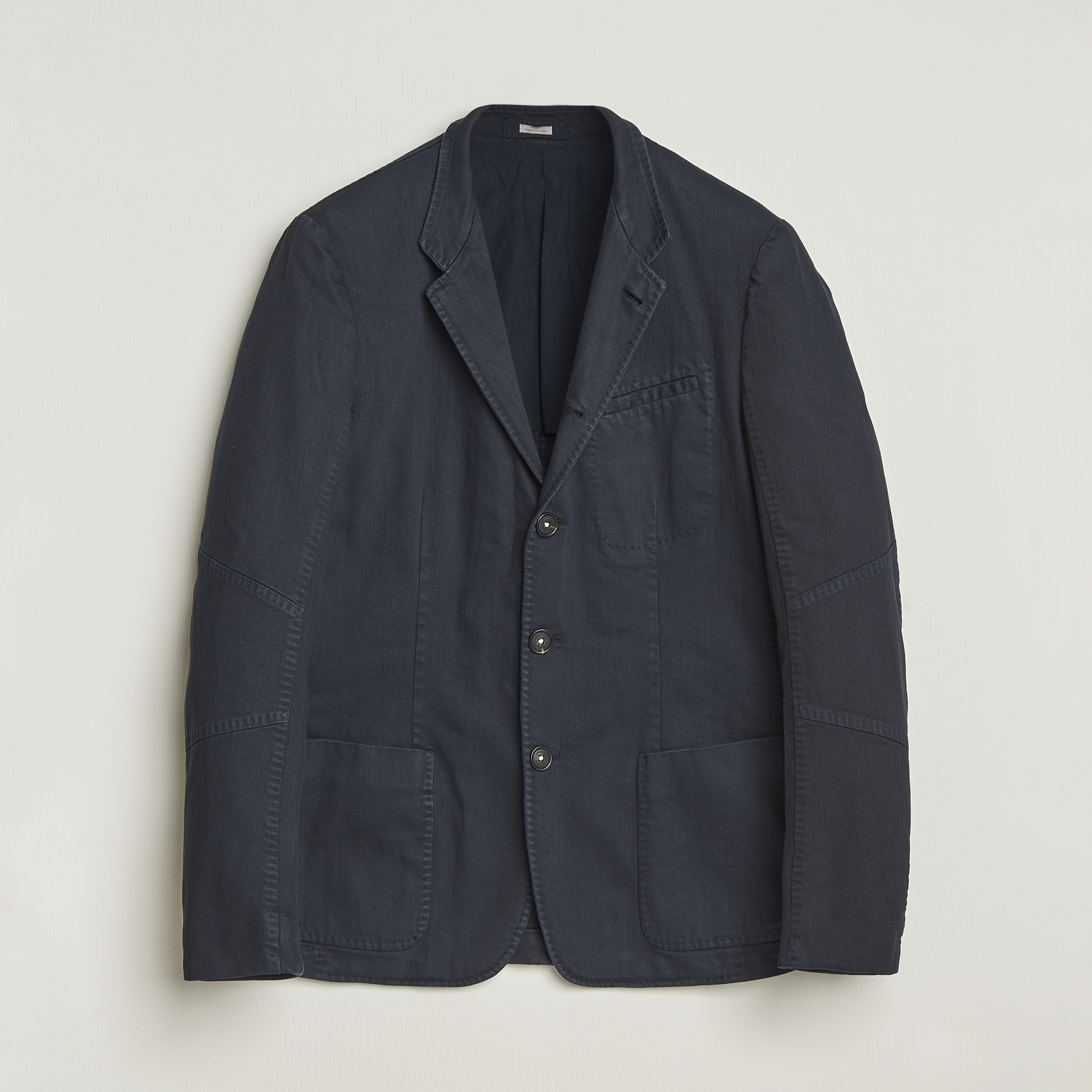 Massimo Alba Gstaad Bull Cotton Jacket Navy | Herr - Care of Carl