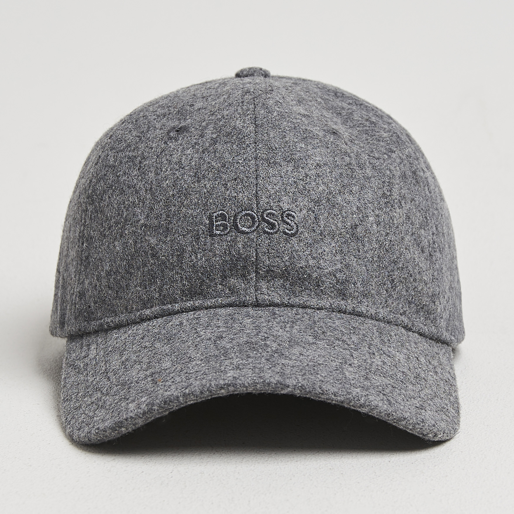 BOSS ORANGE Derrel Wool Cap Open Grey | Herr - Care of Carl