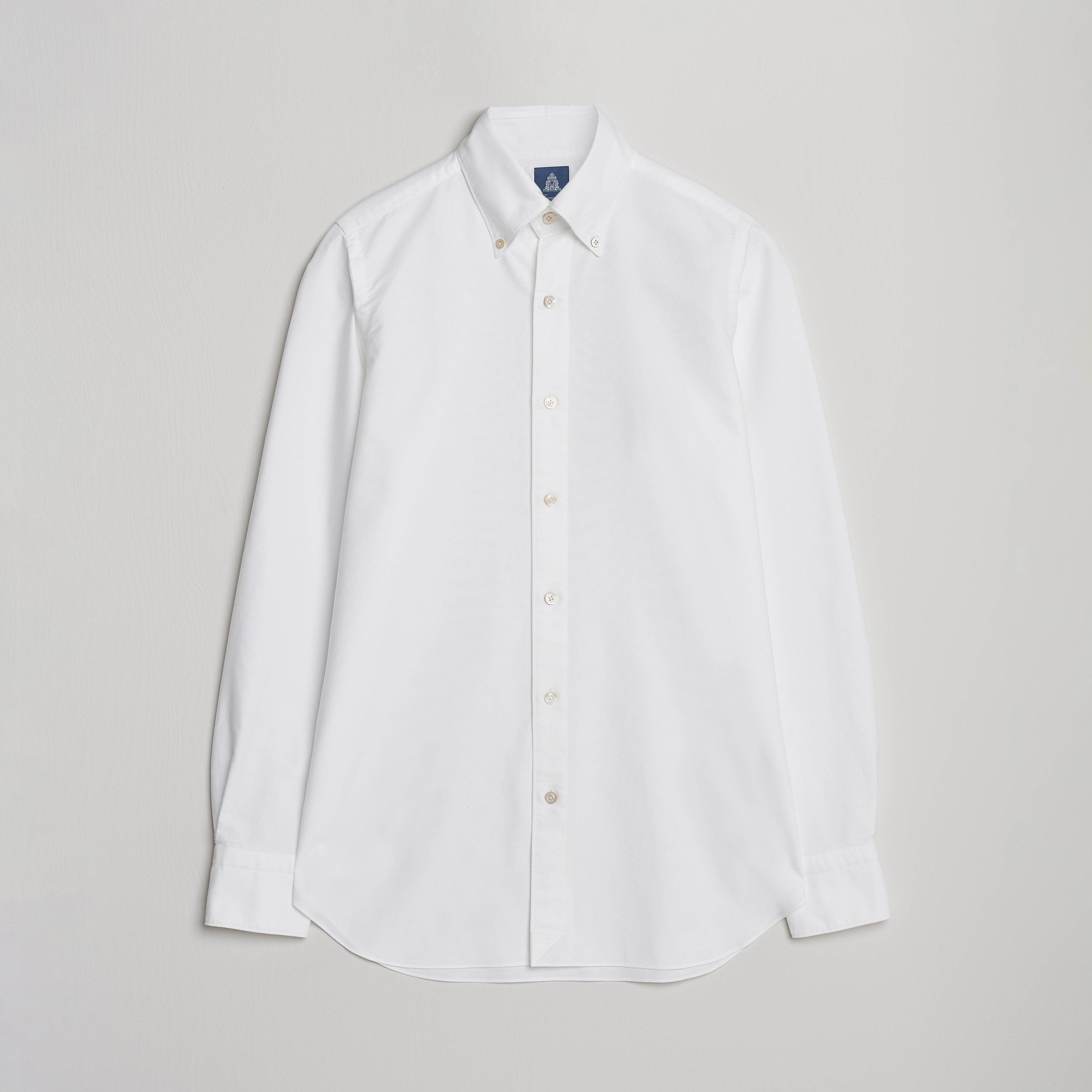 Finamore Napoli Gaeta Oxford Button Down Shirt White | Herr - Care of Carl