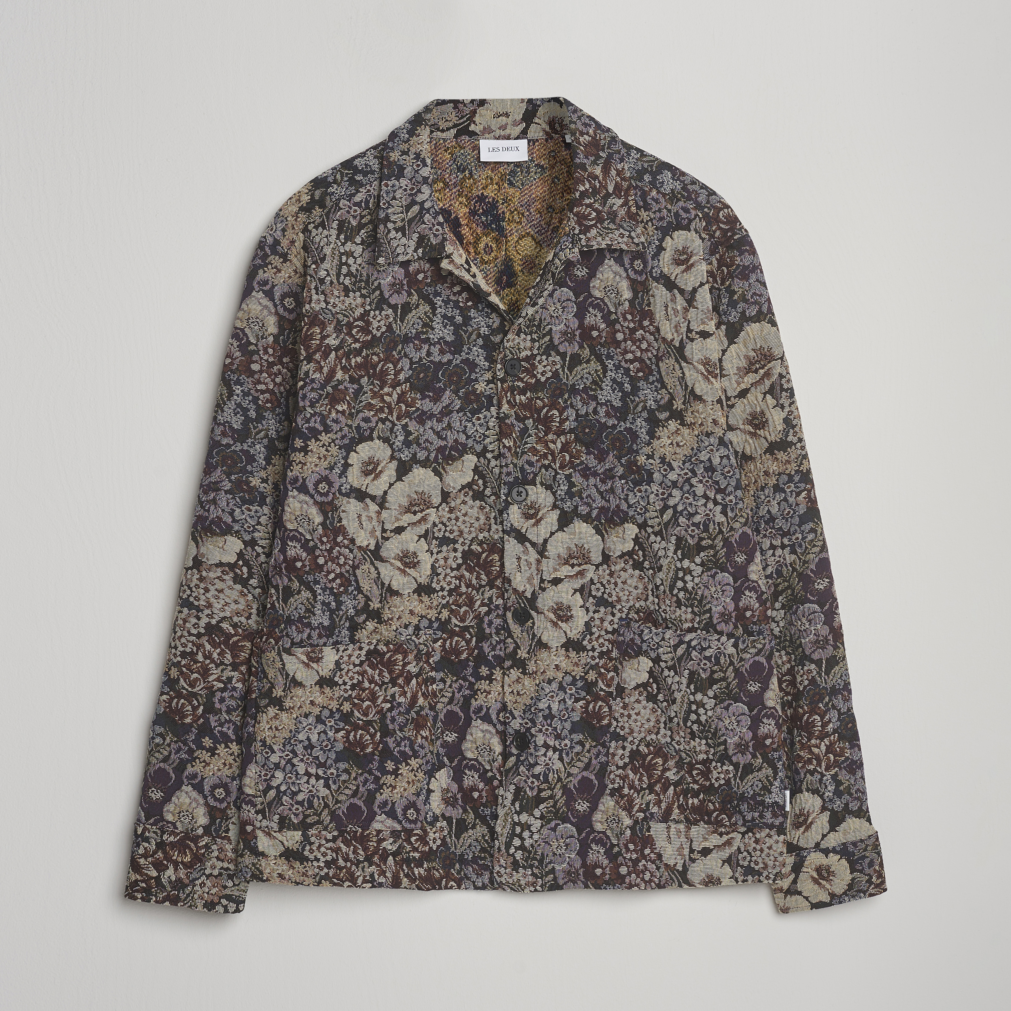 Les Deux Hugh Jacqurad Overshirt Black | Herr - Care of Carl