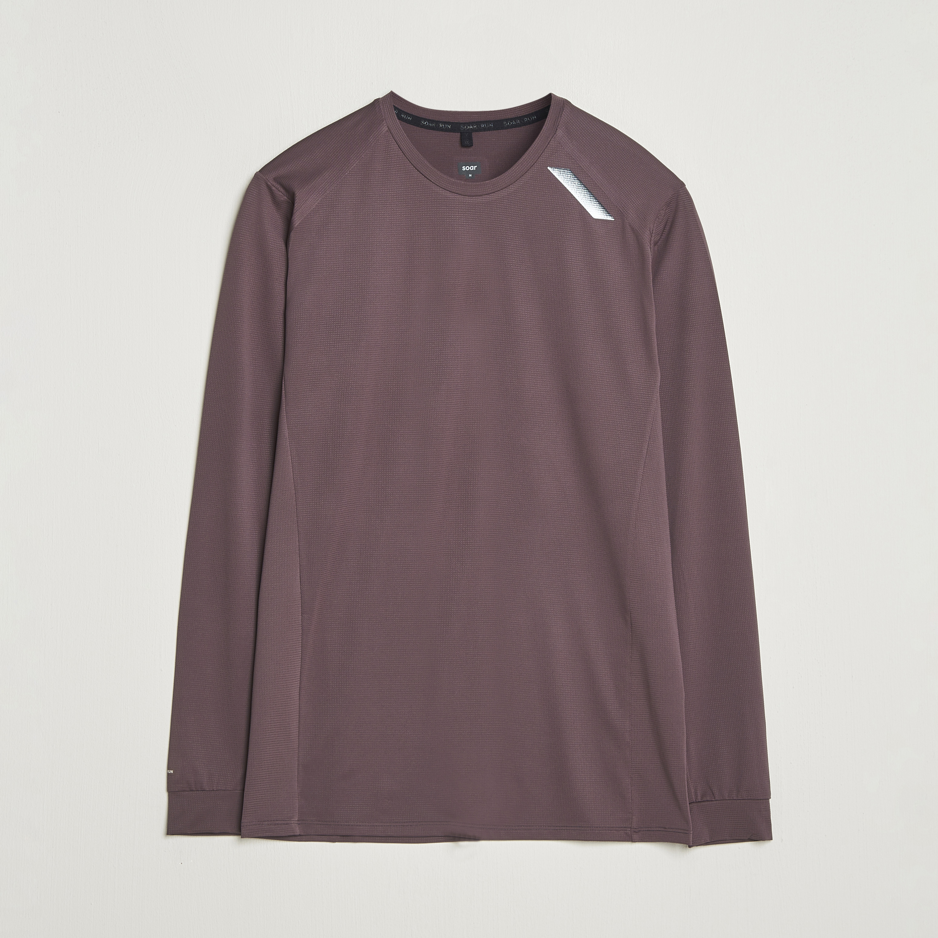 SOAR Running Long Sleeve Tech Tee Dark Grey | Herr - Care of Carl