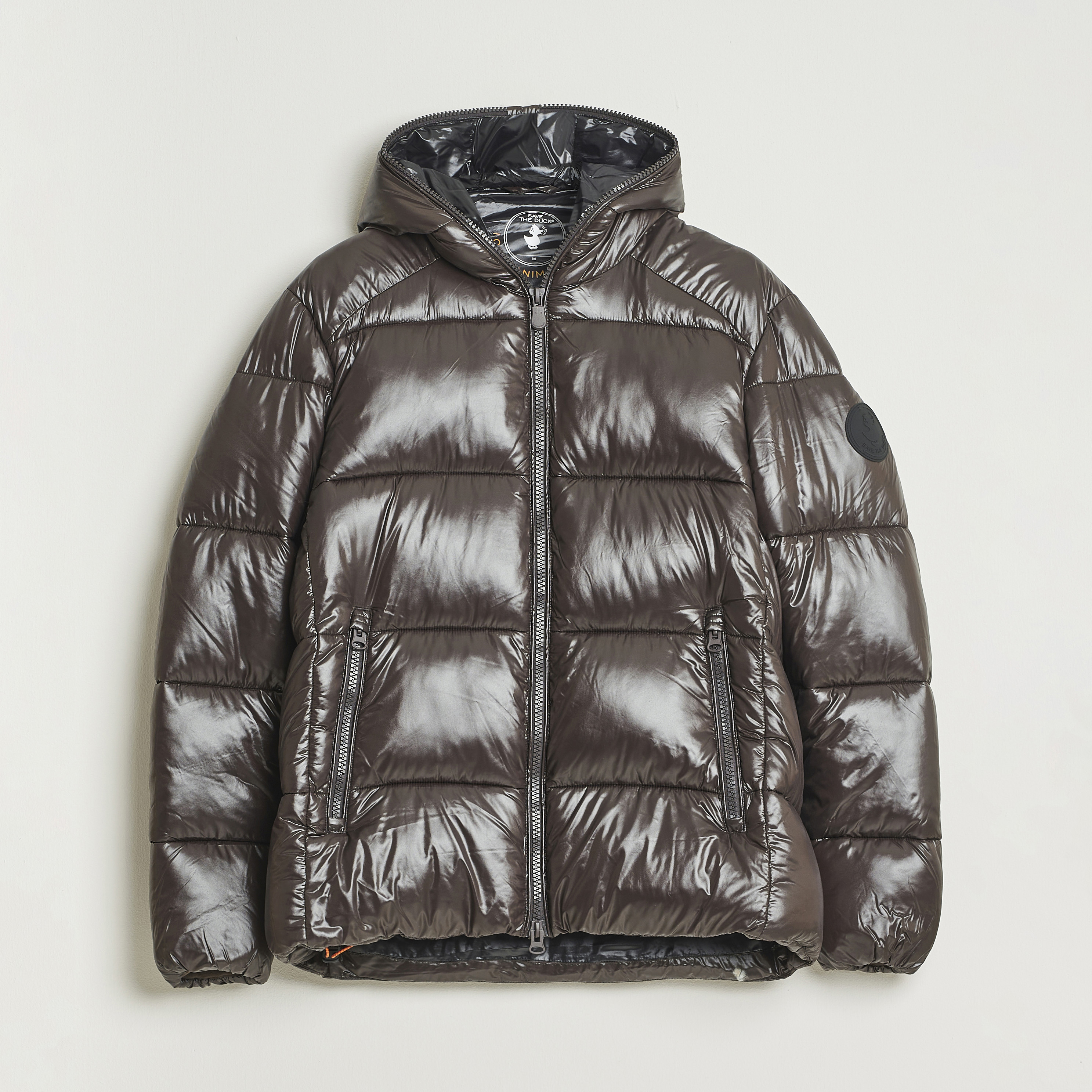 Save The Duck Edgard Padded Puffer Brown Black | Herr - Care of Carl