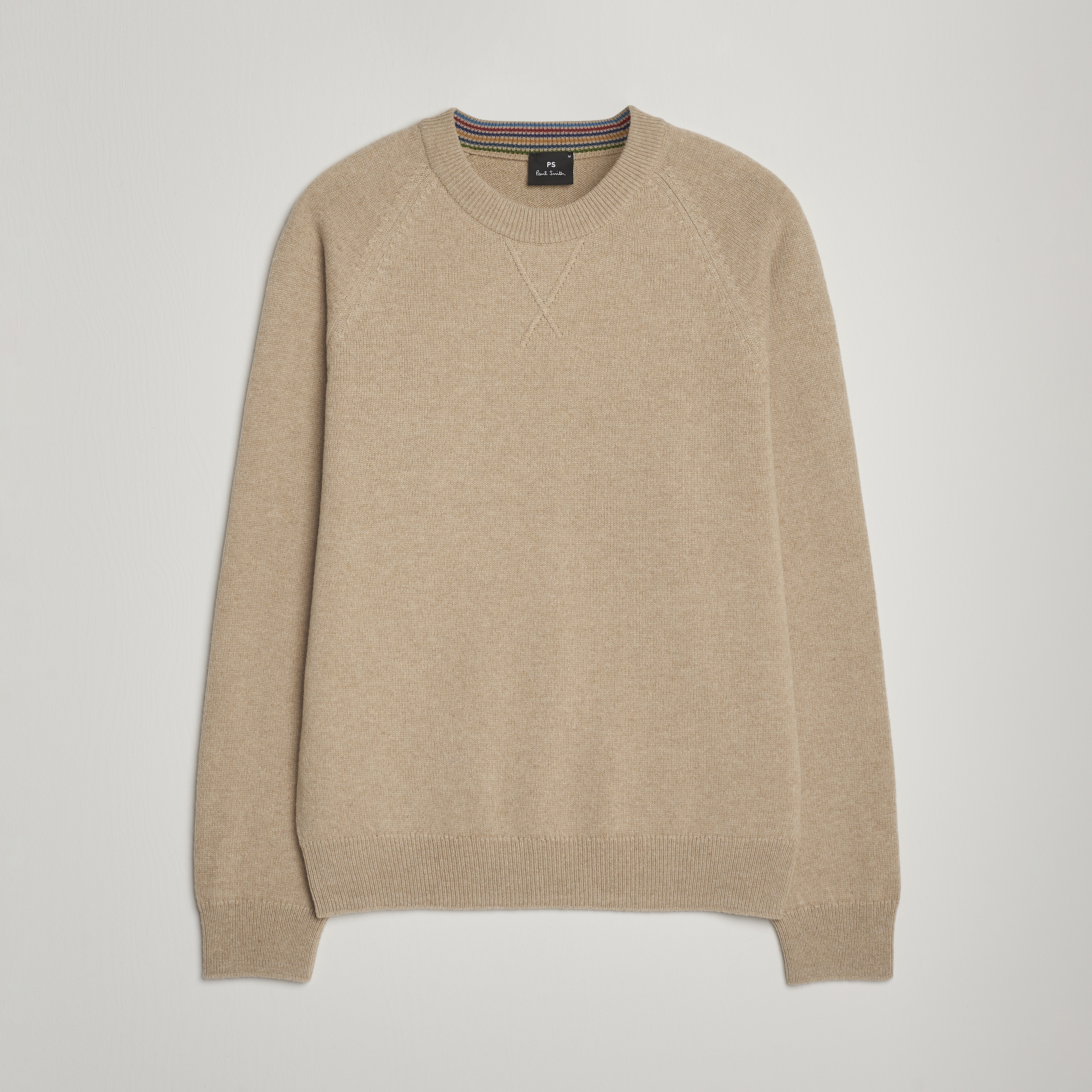 PS Paul Smith Merino Knitted Sweater Beige | Herr - Care of Carl