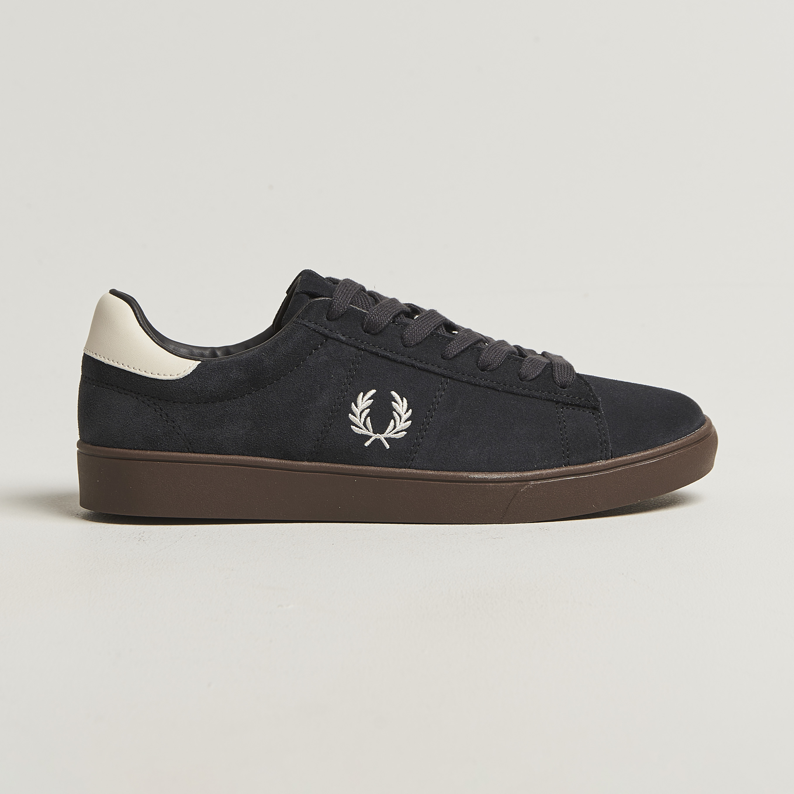 Fred Perry Spencer Suede Sneaker Anchor Grey | Herr - Care of Carl